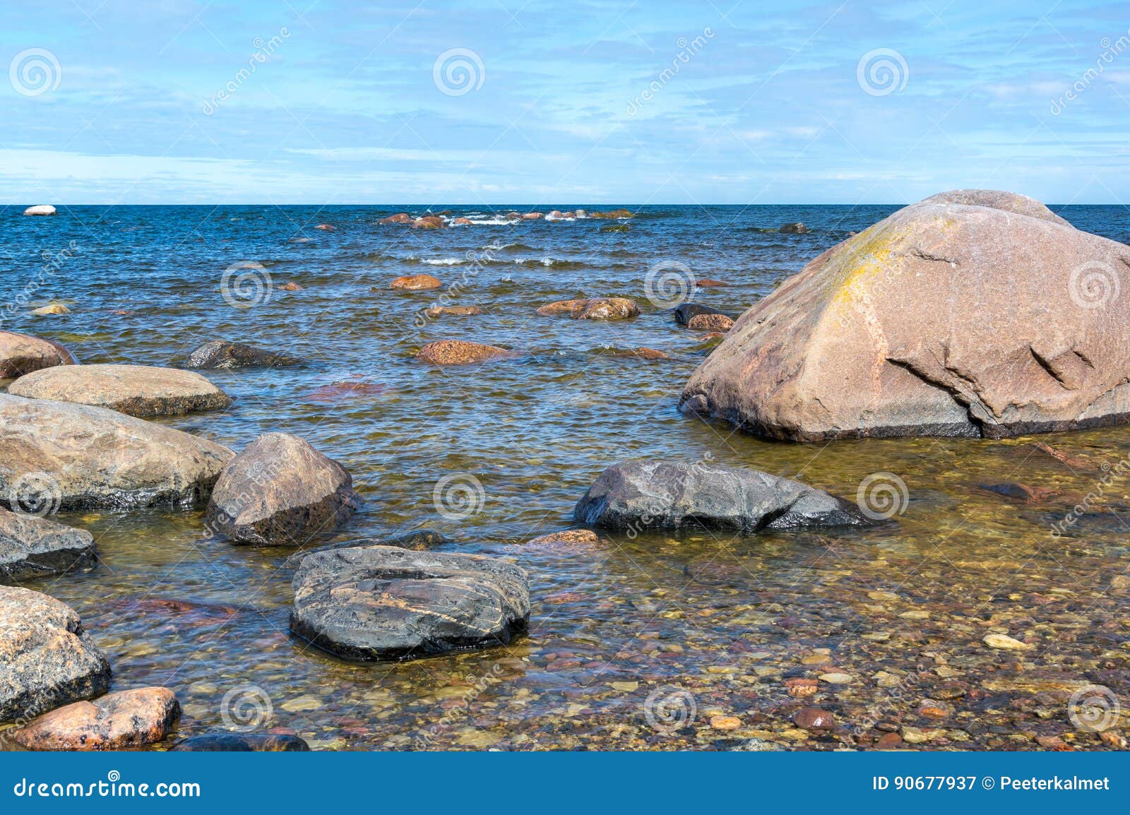 Seaside with Rocks stock image. Image of coast, beautiful - 90677937