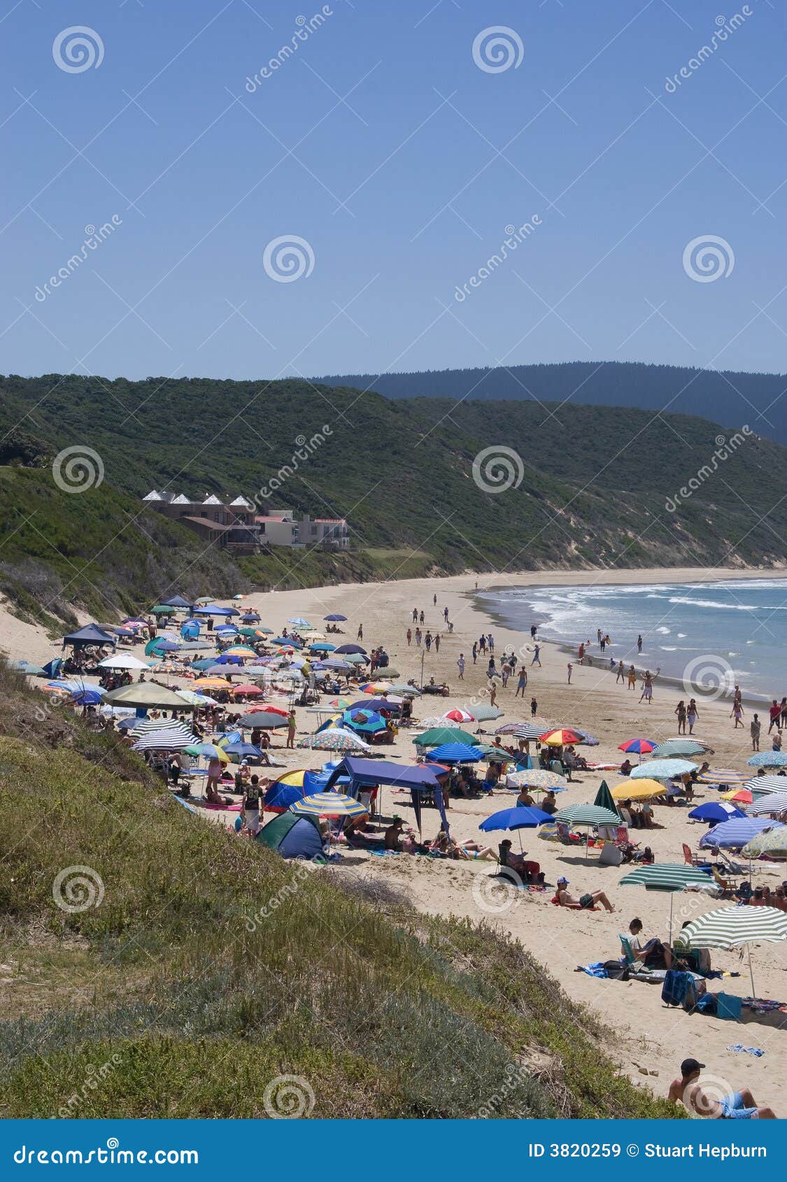 A seaside scene stock image. Image of vacation, surf, water - 3820259