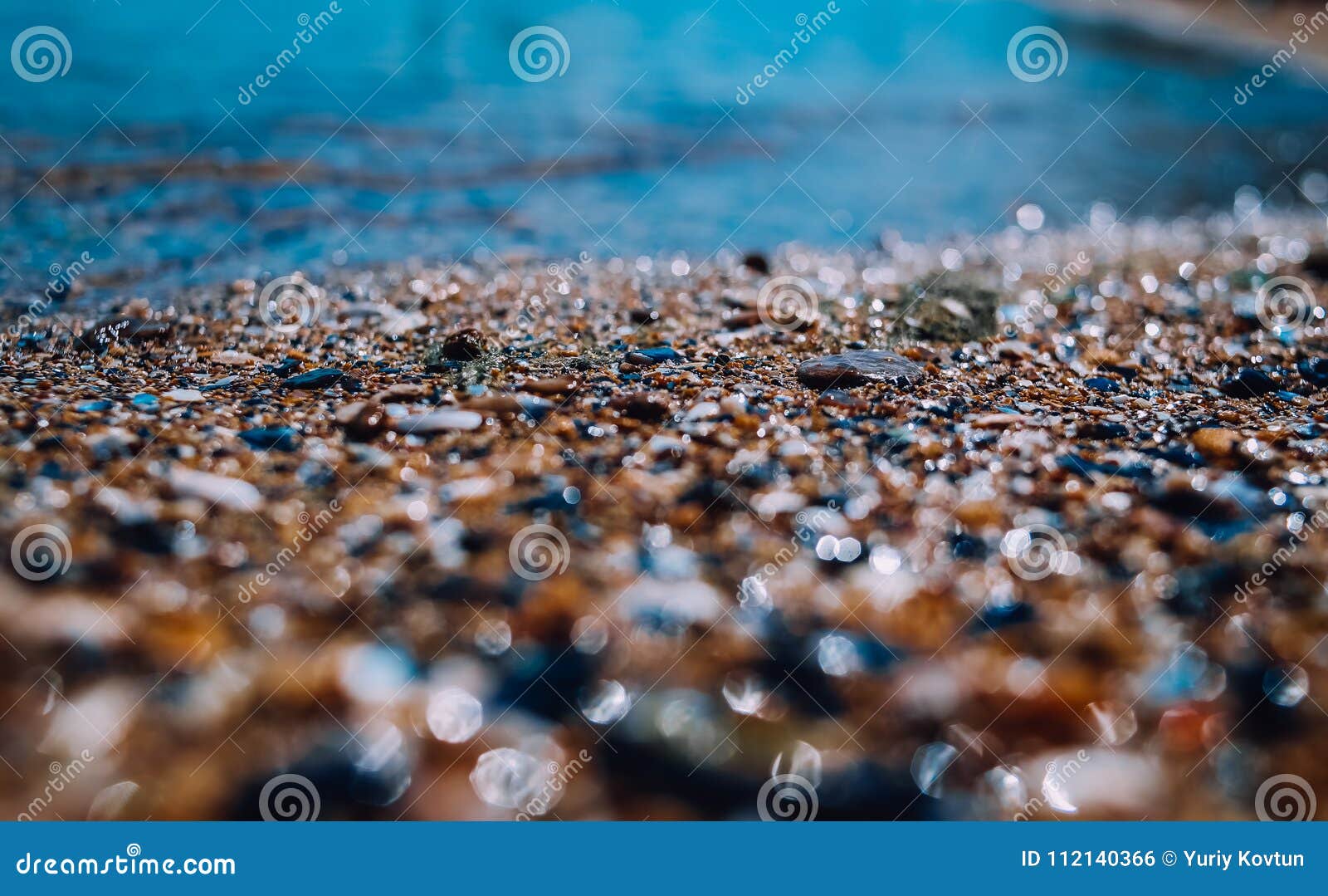 Seaside Stone and Blue Water Stock Photo - Image of outdoor, beach ...