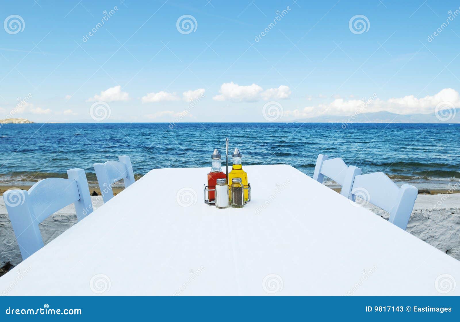 Seaside Table stock image. Image of architecture, design - 9817143