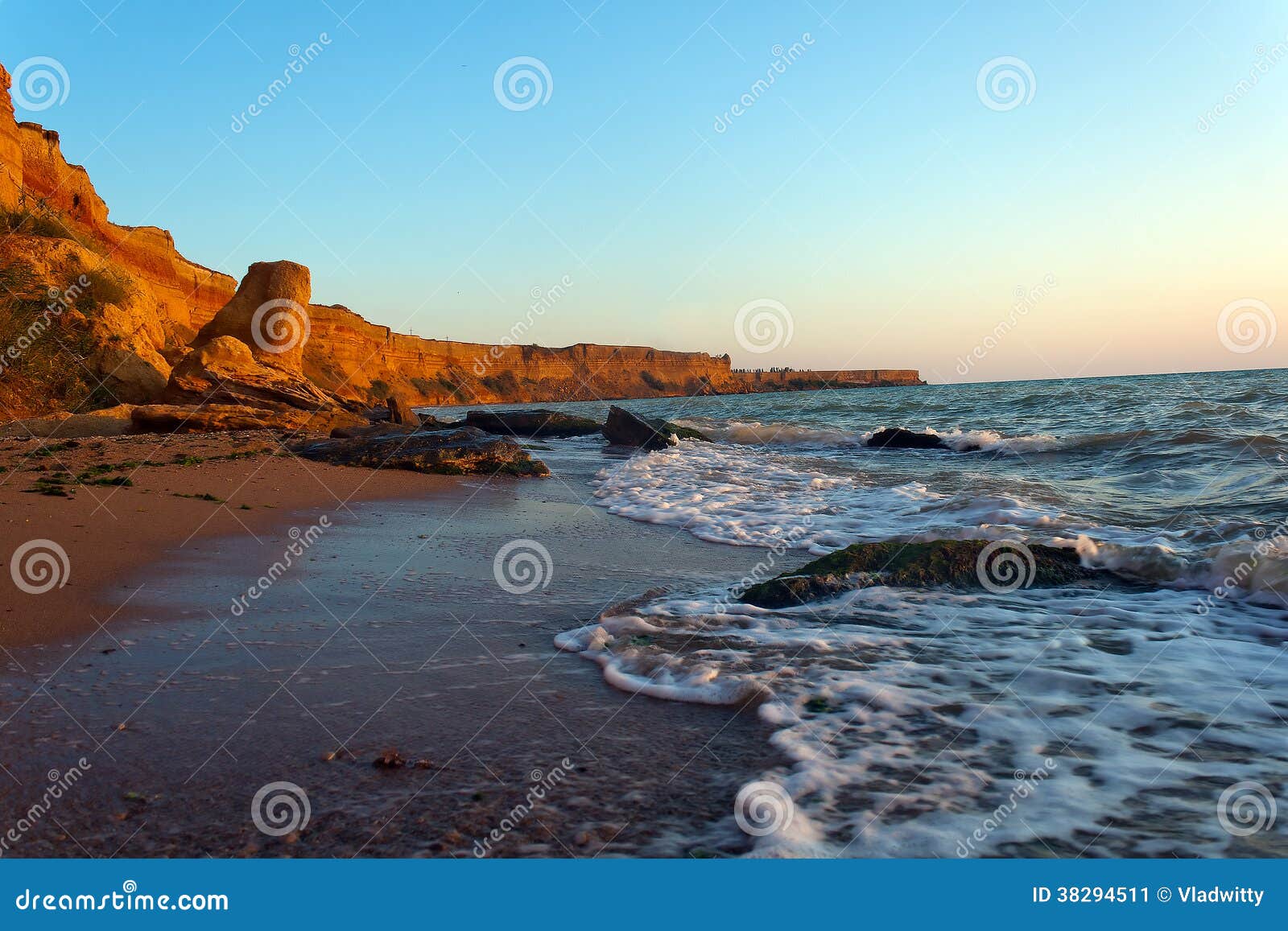 Seaside tide stock image. Image of seaside, beach, macro - 38294511