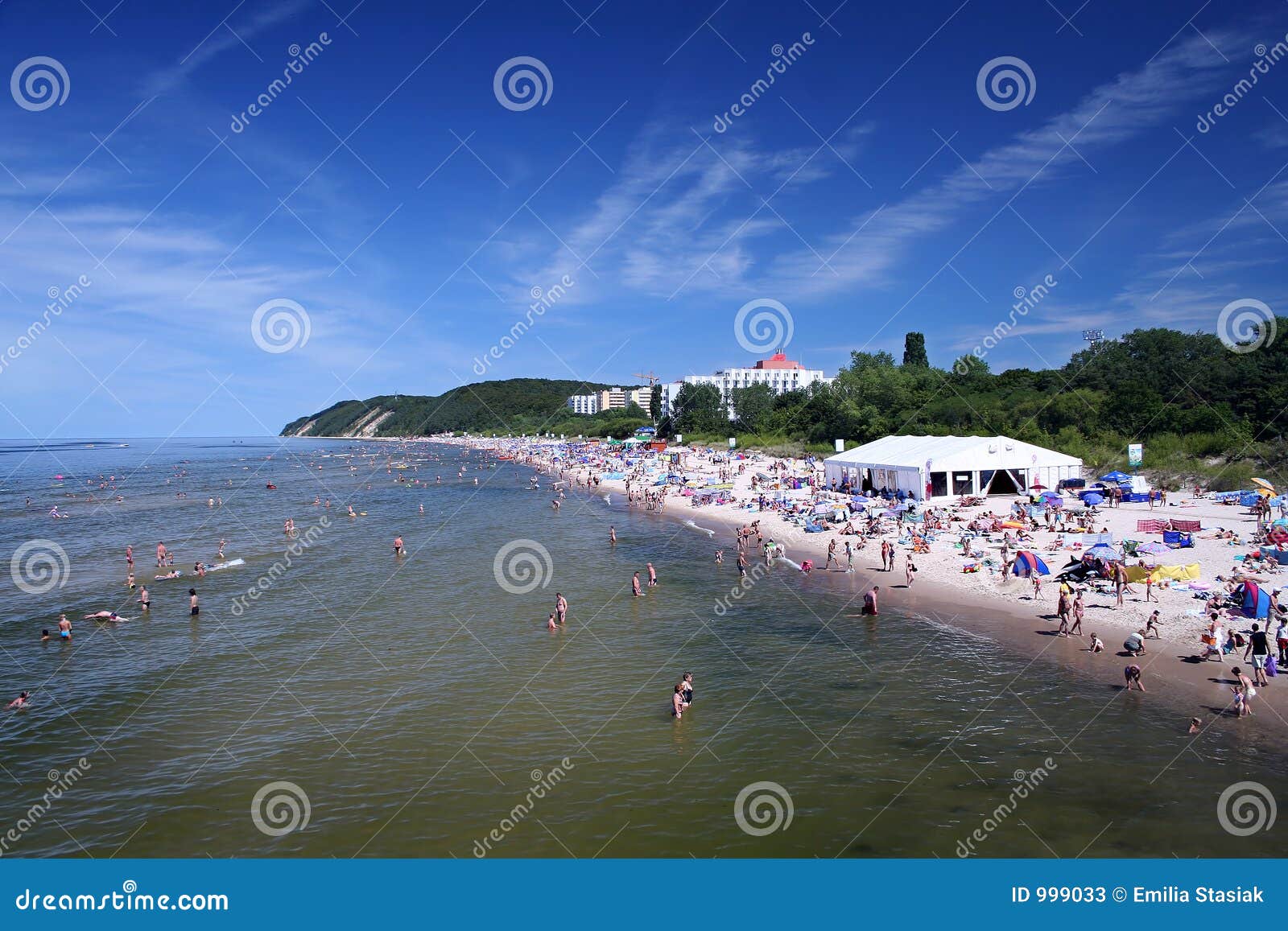 Seaside town stock image. Image of paradise, nature, city - 999033