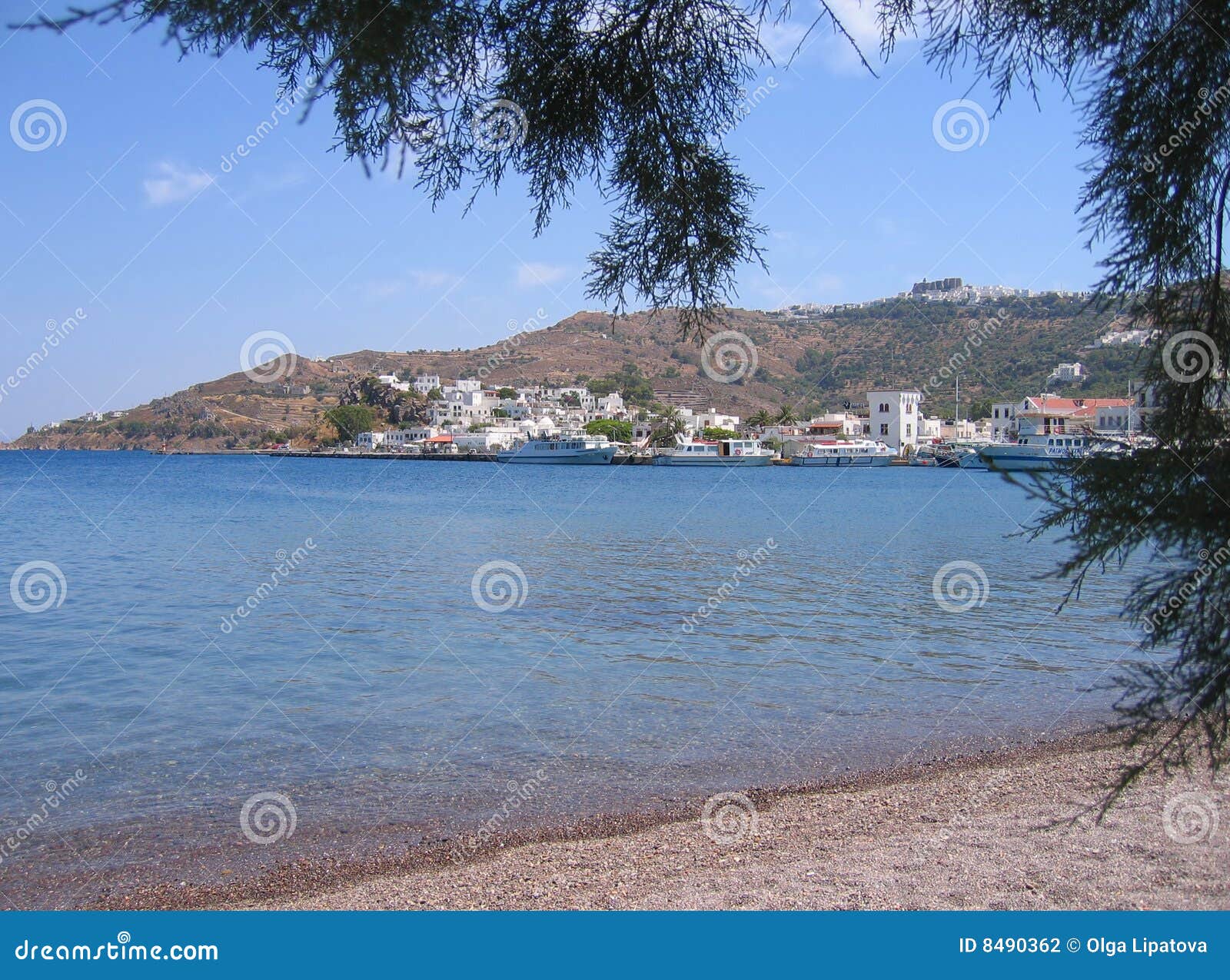 Seaside view stock photo. Image of cityscape, nature, serene - 8490362
