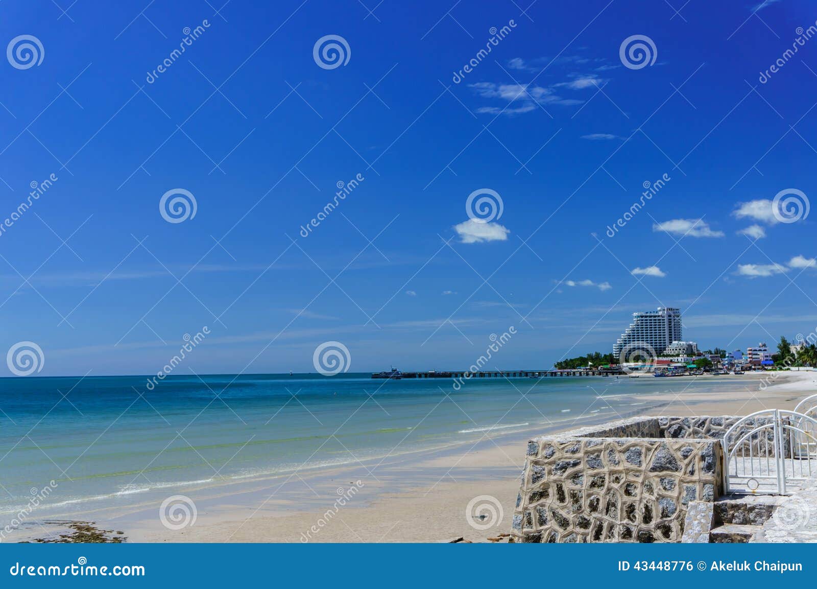 Seaside view stock photo. Image of line, rocks, coastline - 43448776