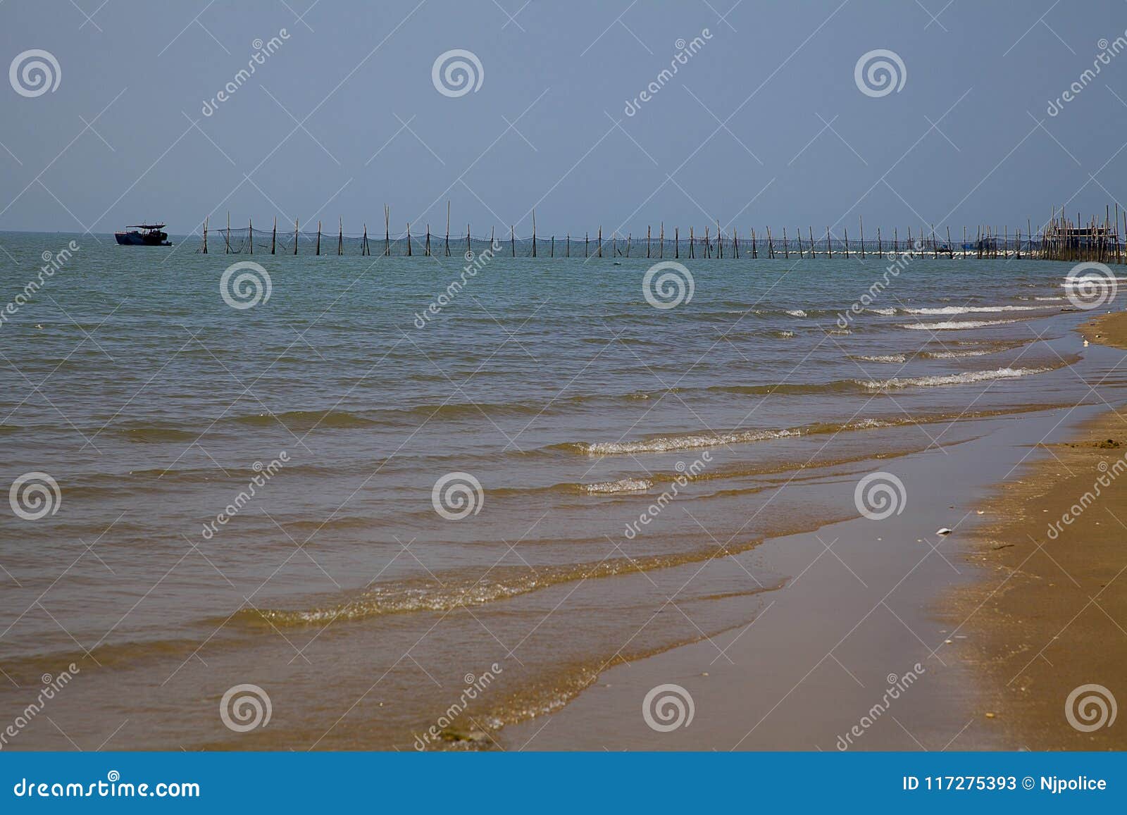 A seaside view editorial stock photo. Image of ocean - 117275393