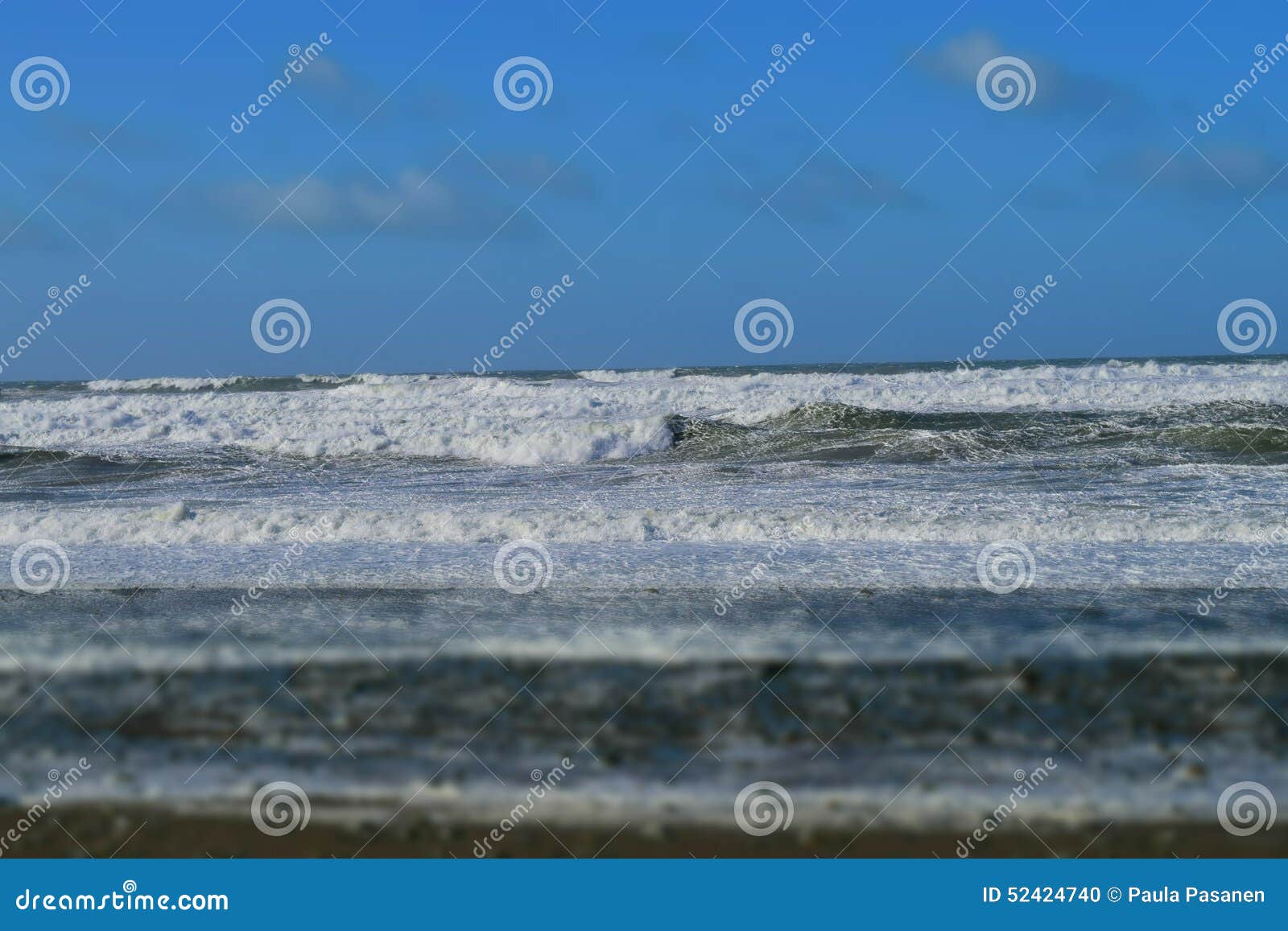 Seaside waves stock photo. Image of beautiful, beach - 52424740