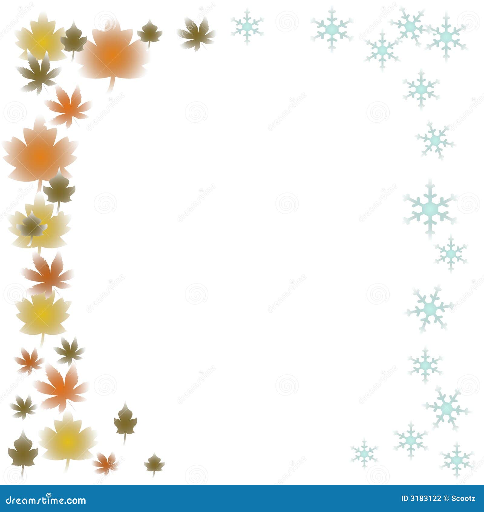Season frame stock illustration. Illustration of snowflakes - 3183122