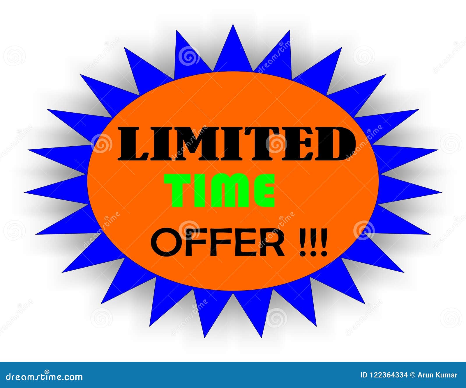 Season Limited Time Offer Web Icon Stock Illustration - Illustration of ...