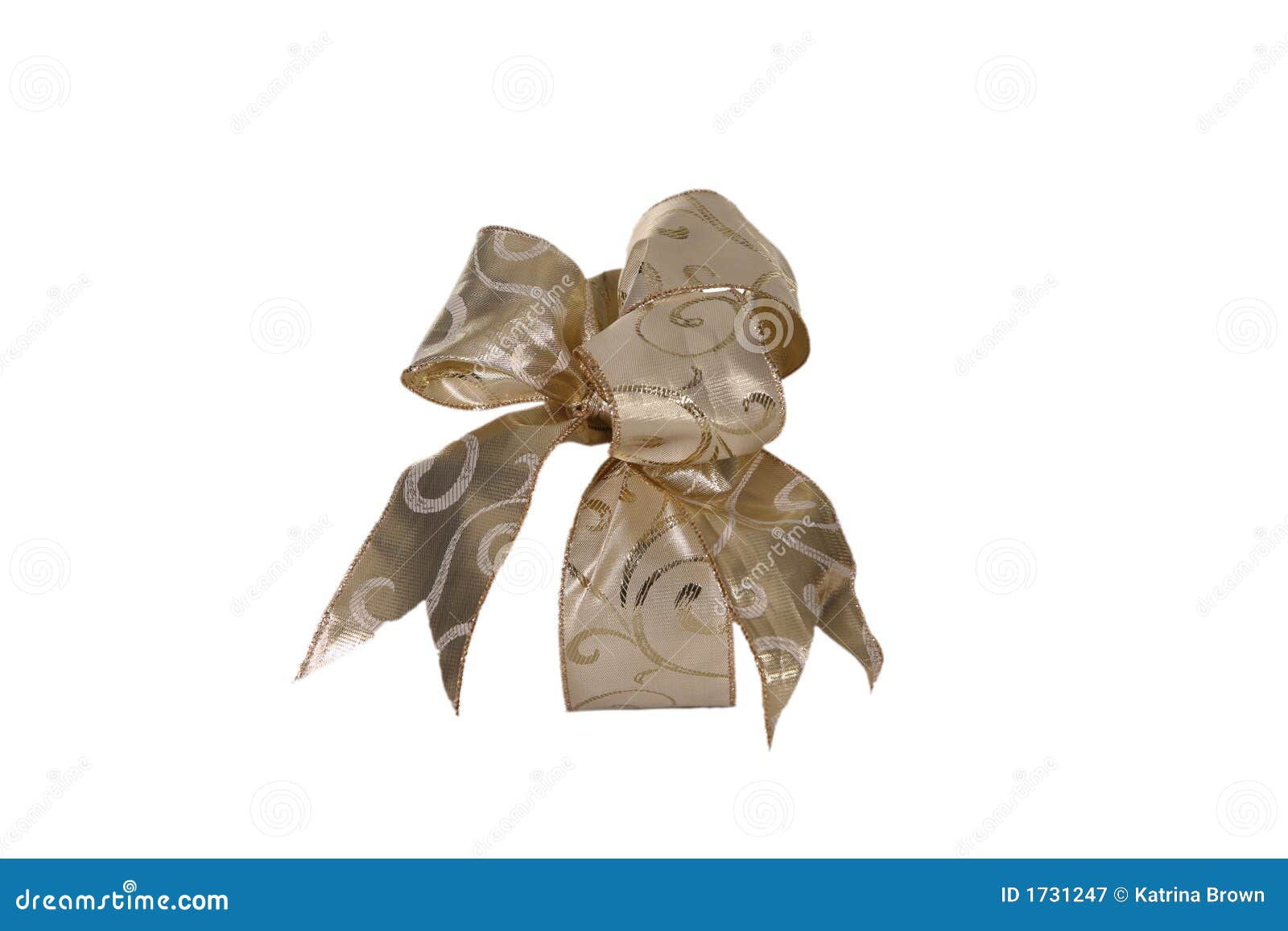 Seasonal Bow Side View stock image. Image of neutral, celebrate - 1731247