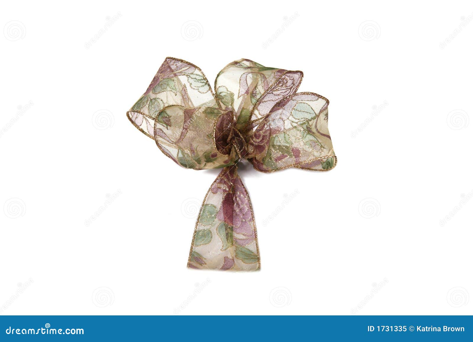 Seasonal Bow Side View stock image. Image of celebrating - 1731335