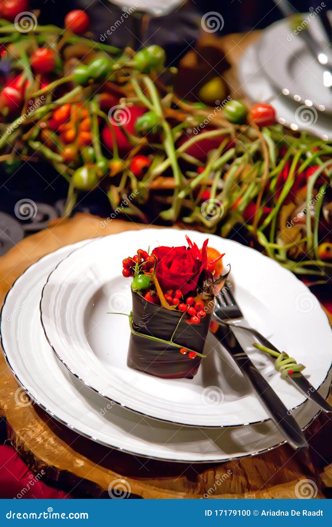 Seasonal table stock photo. Image of december, christmas - 17179100