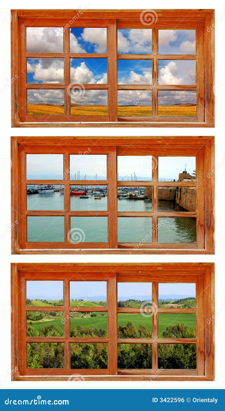 Seasonal windows stock photo. Image of landscape, ecology - 3422596
