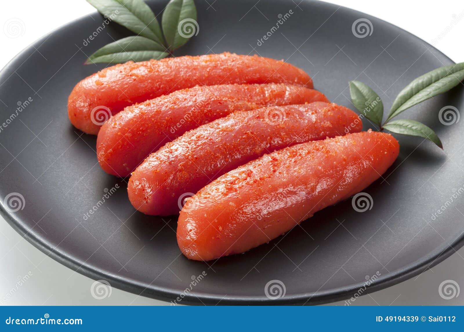 Seasoned cod roe stock image. Image of style, products - 49194339