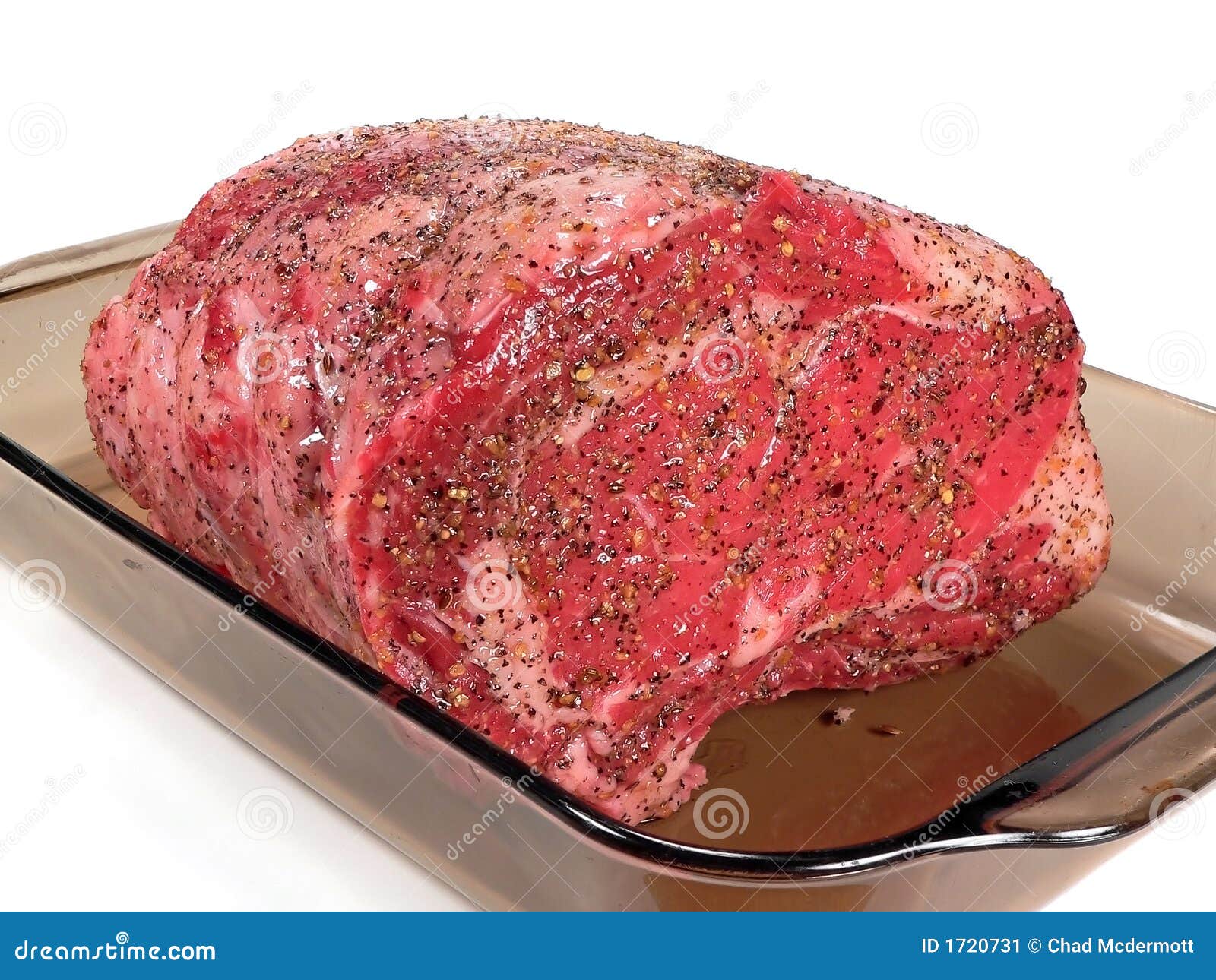 A seasoned Prime Rib stock image. Image of bake, prime - 1720731