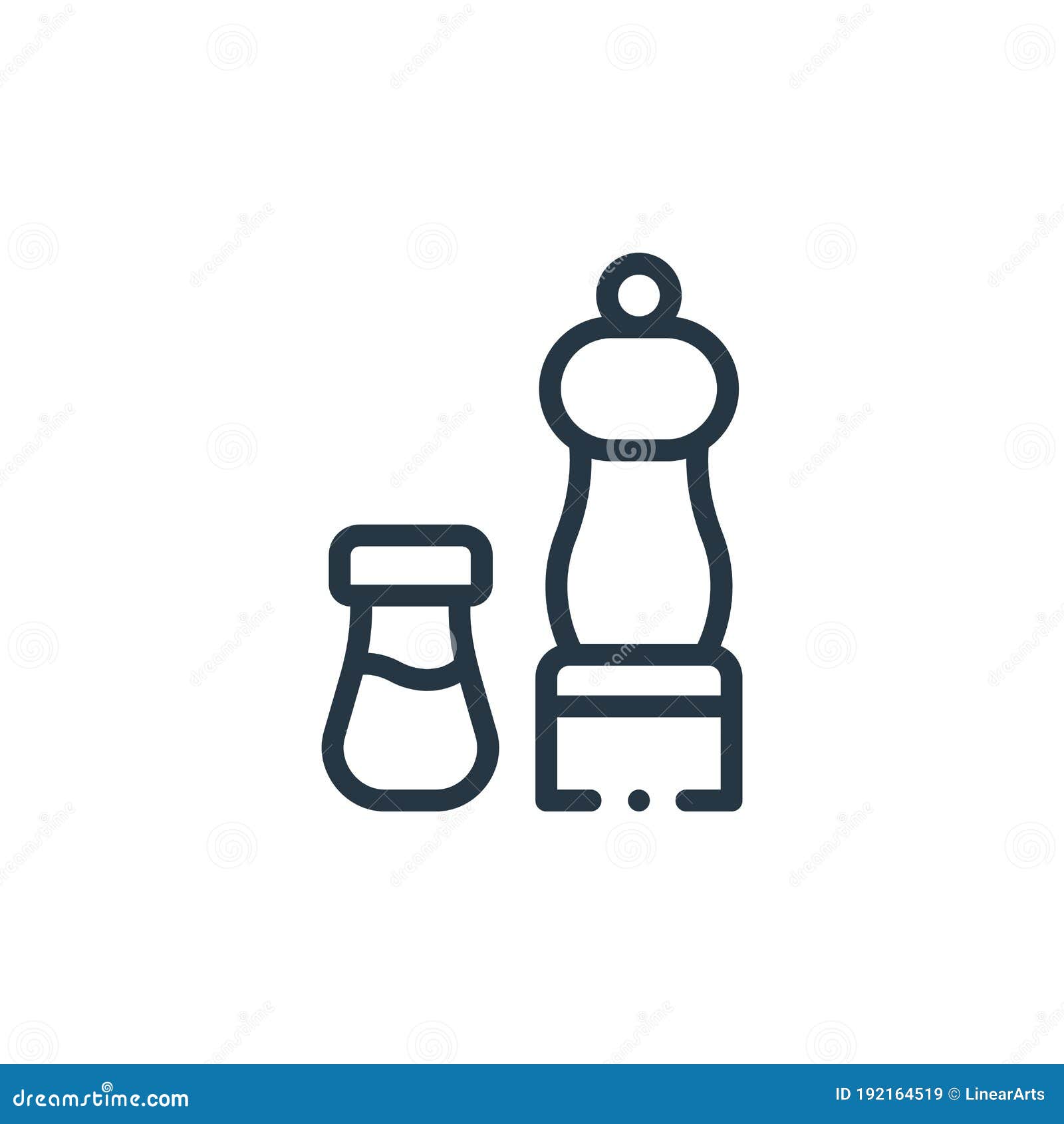 Seasoning Icon Vector from Nutrition Concept. Thin Line Illustration of ...