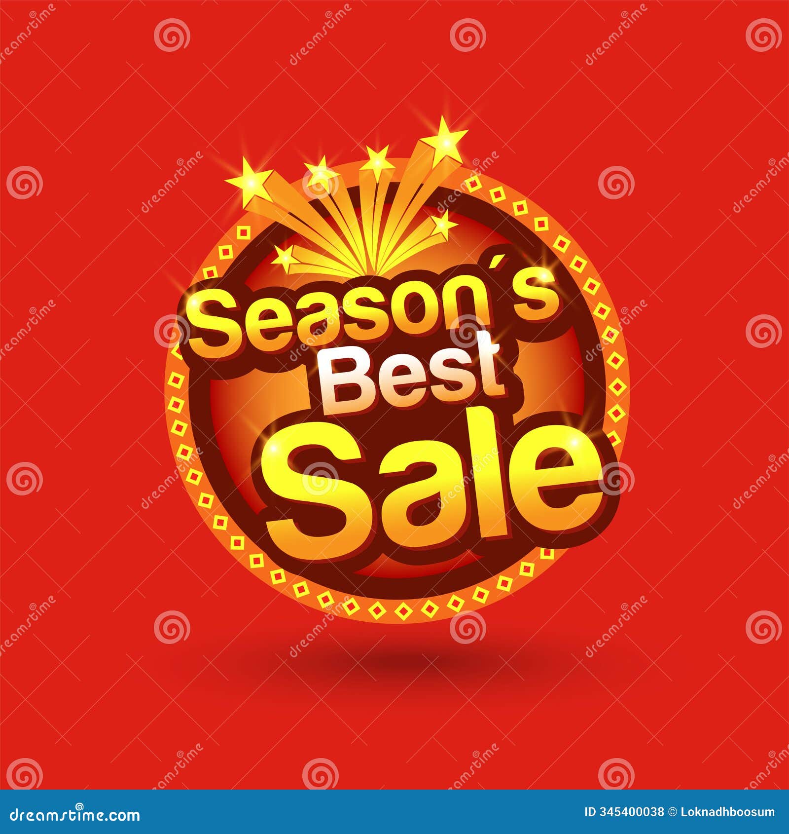 Seasons Best Sale Logo Unit Vector Stock Vector - Illustration of ...