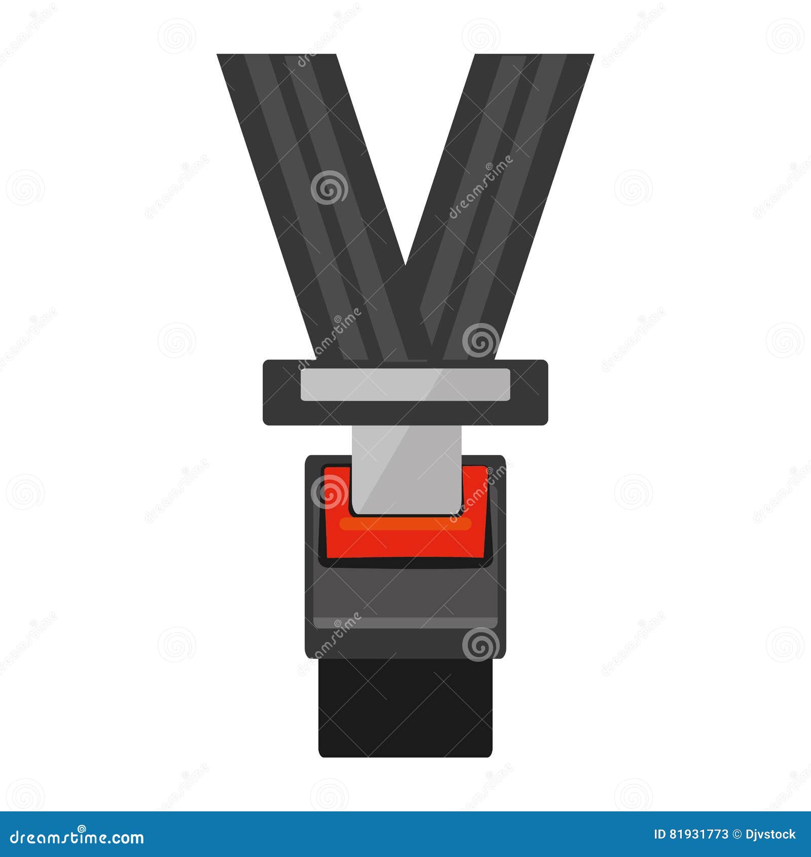 Drive Safe And Carefully Icon/ Safe Driving Concept Cartoon Vector ...