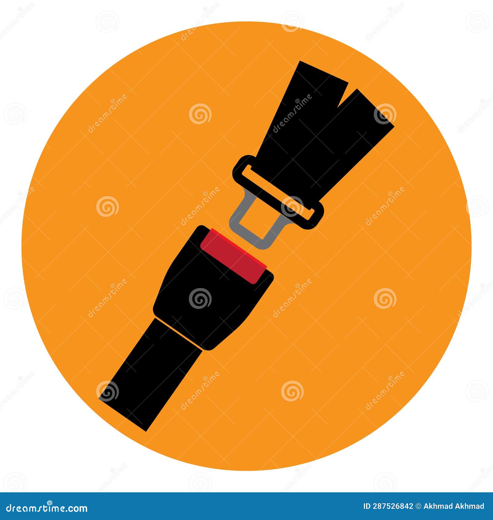 Seat belt icon stock illustration. Illustration of belt - 287526842