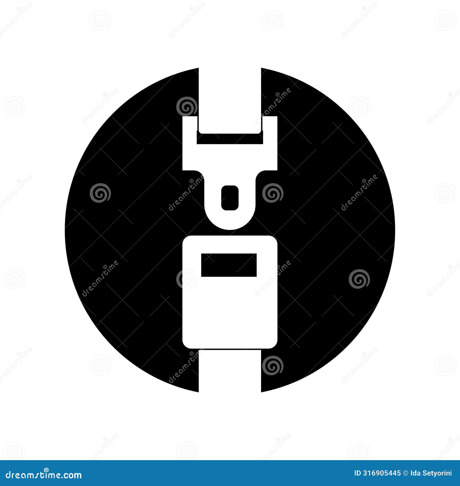 Seat belt logo stock illustration. Illustration of road - 316905445
