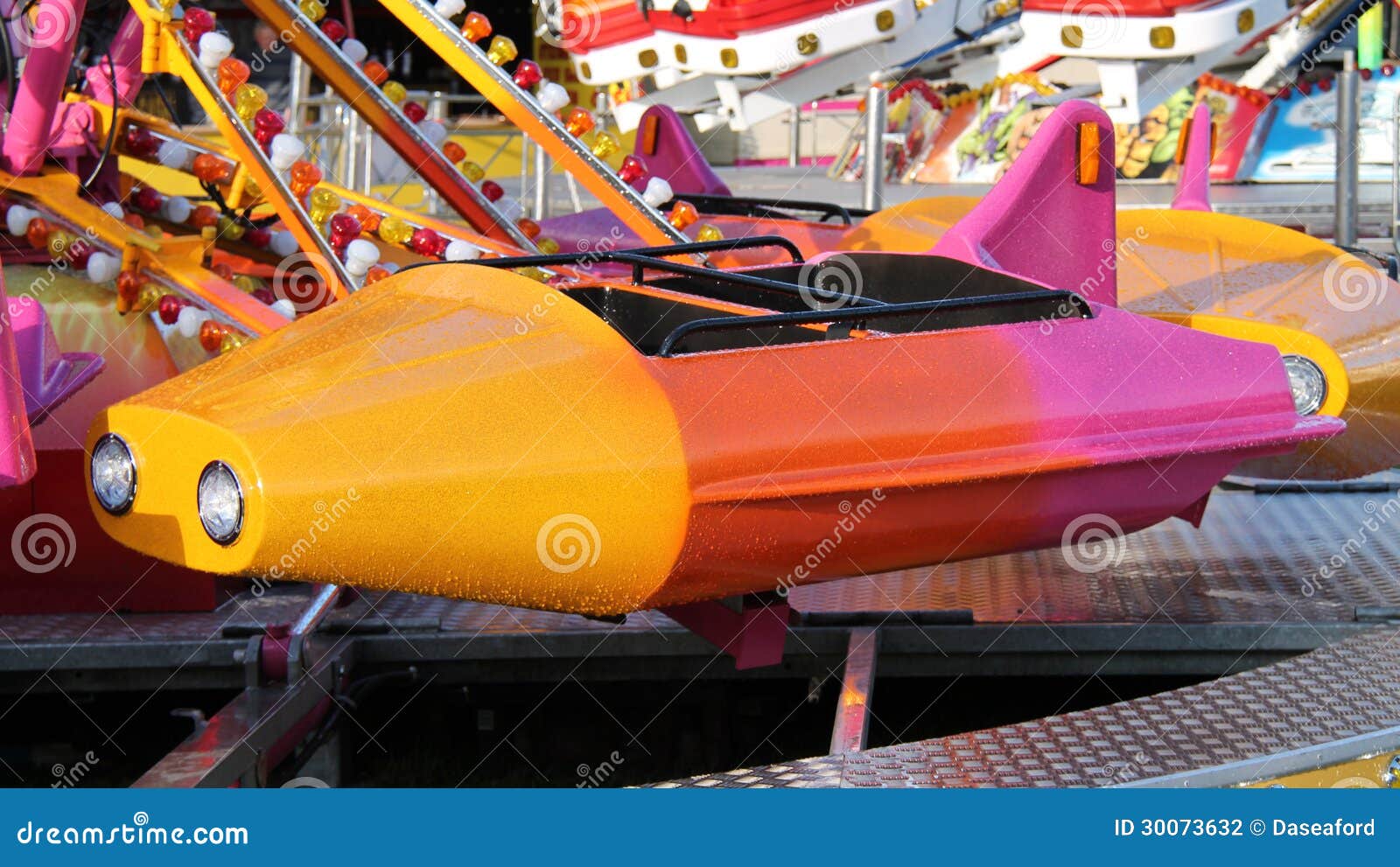 Fun Fair Ride. stock photo. Image of funfair, fair, attraction - 30073632