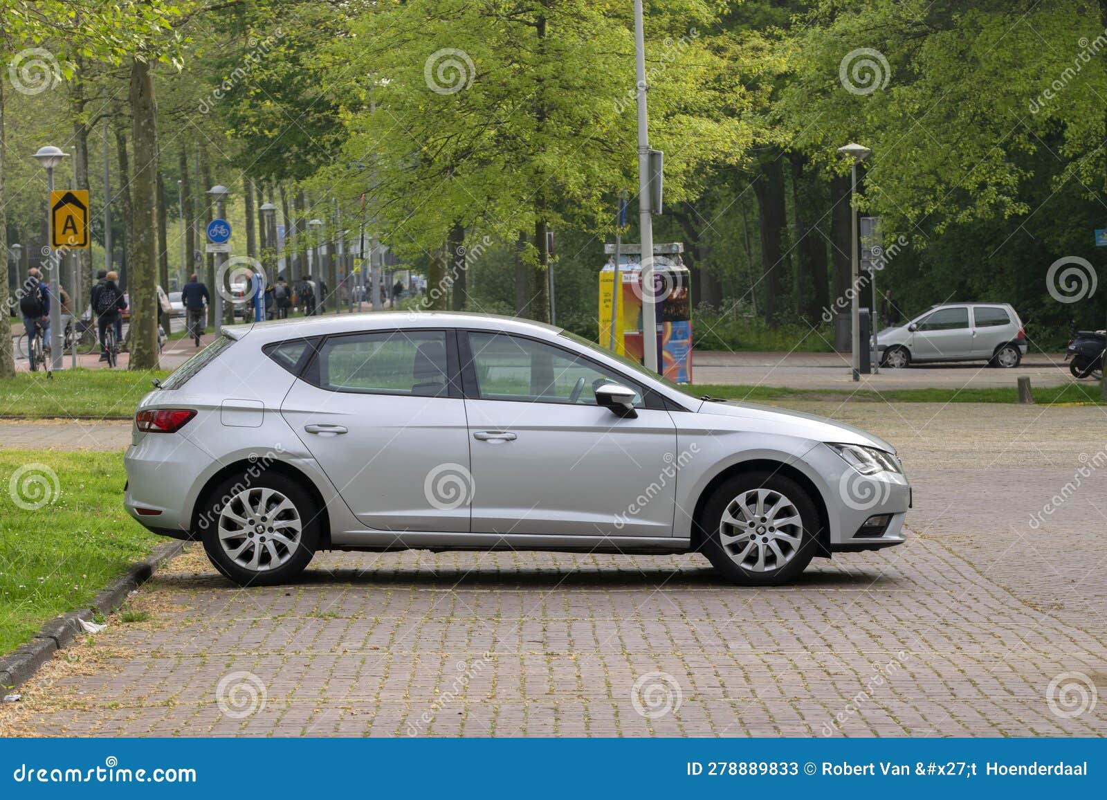 Seat Leon Car Standing Still at Amsterdam the Netherlands 15-5-2023 ...