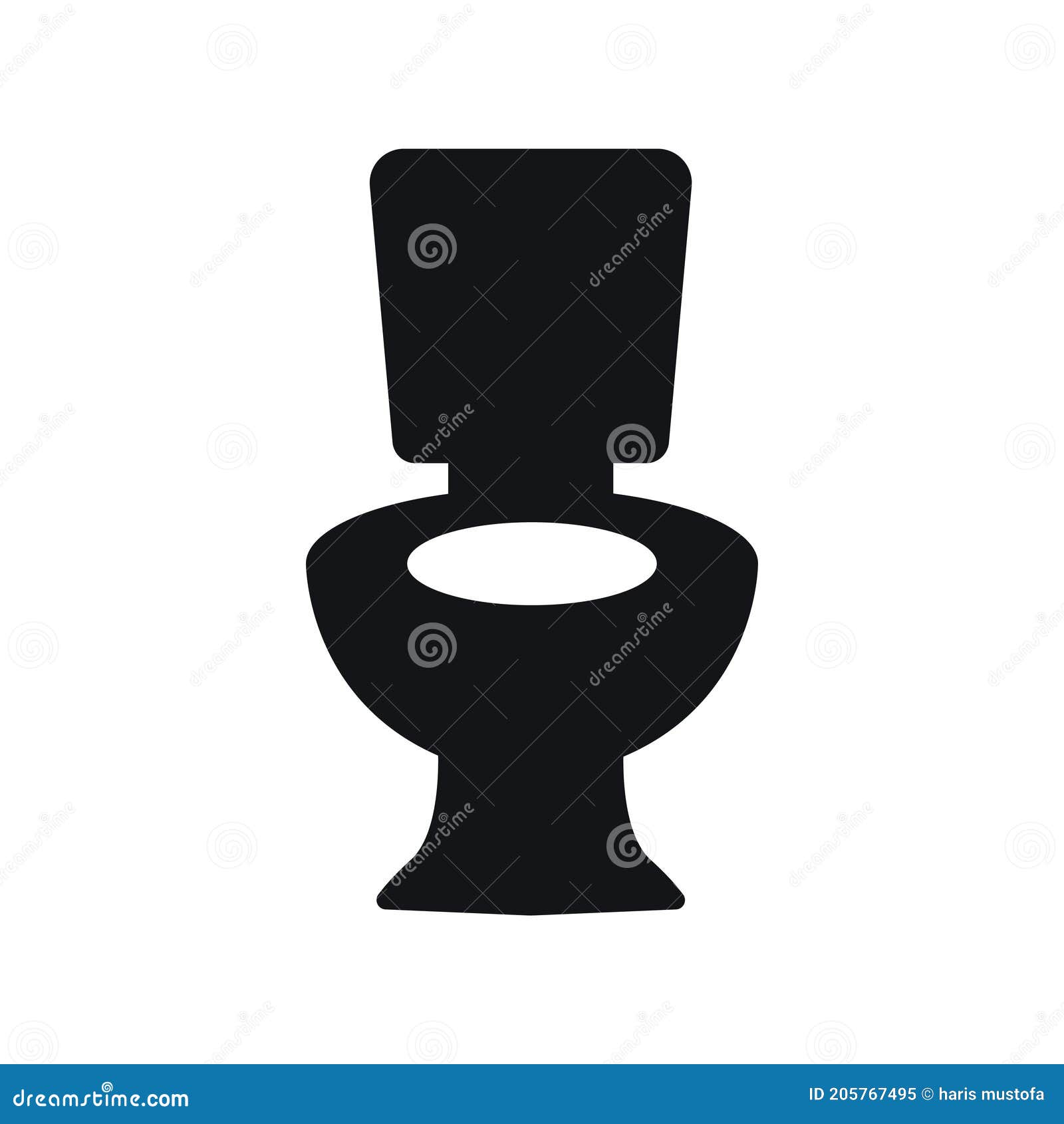 Seat Toilet Icon Design Template Vector Isolated Stock Illustration ...
