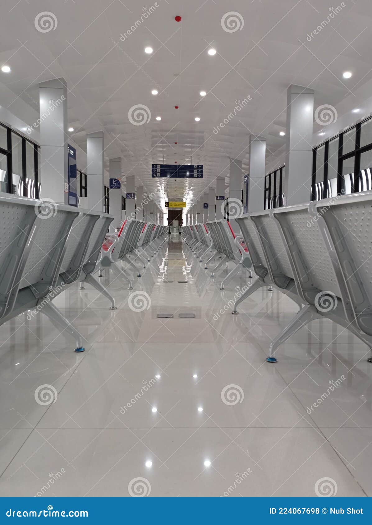 The Seat is the Seat for the Train Attendants at the Station Stock ...