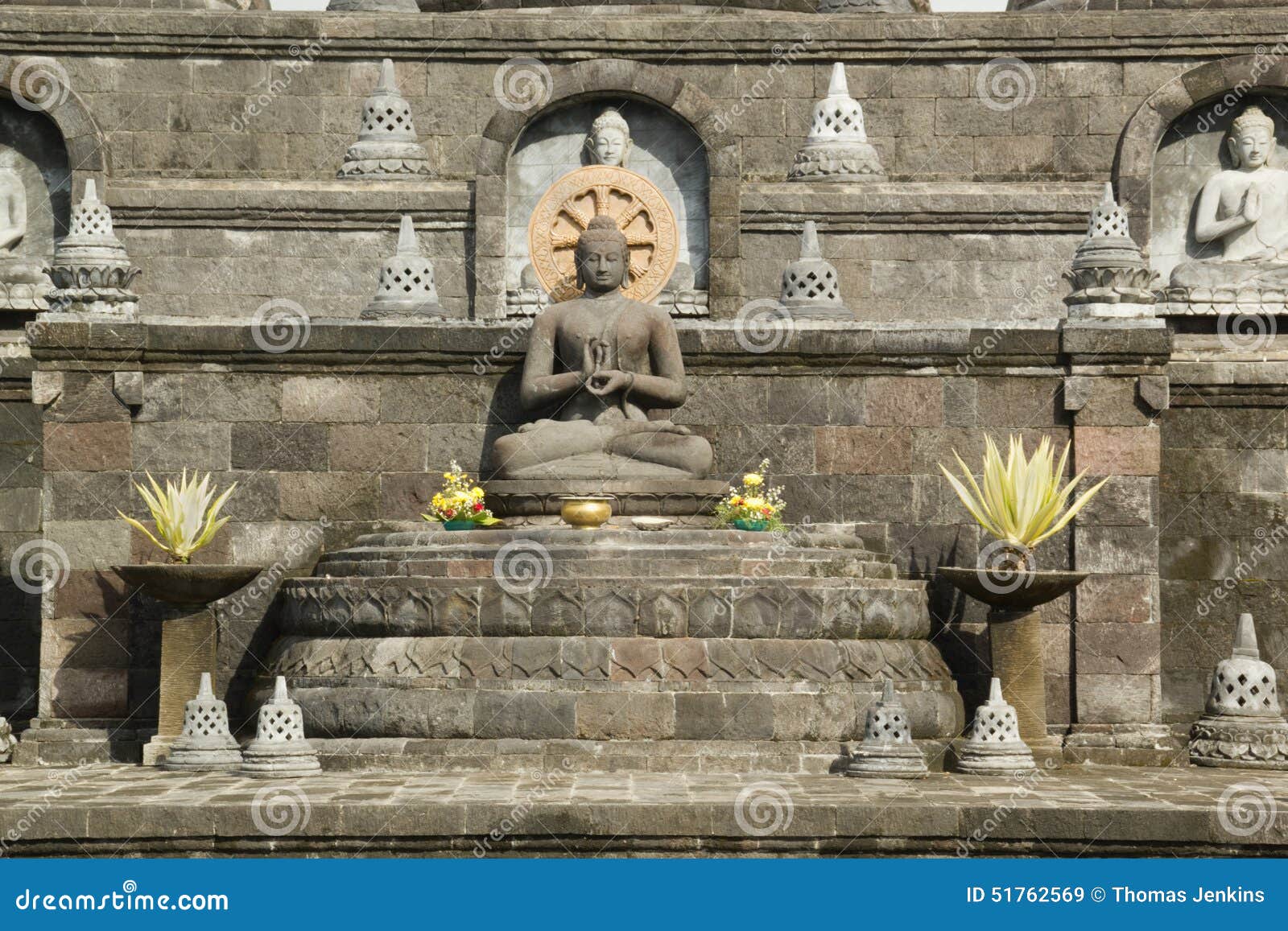 Seated Buddha Statue in Bali, Indonesia Stock Image - Image of figures ...
