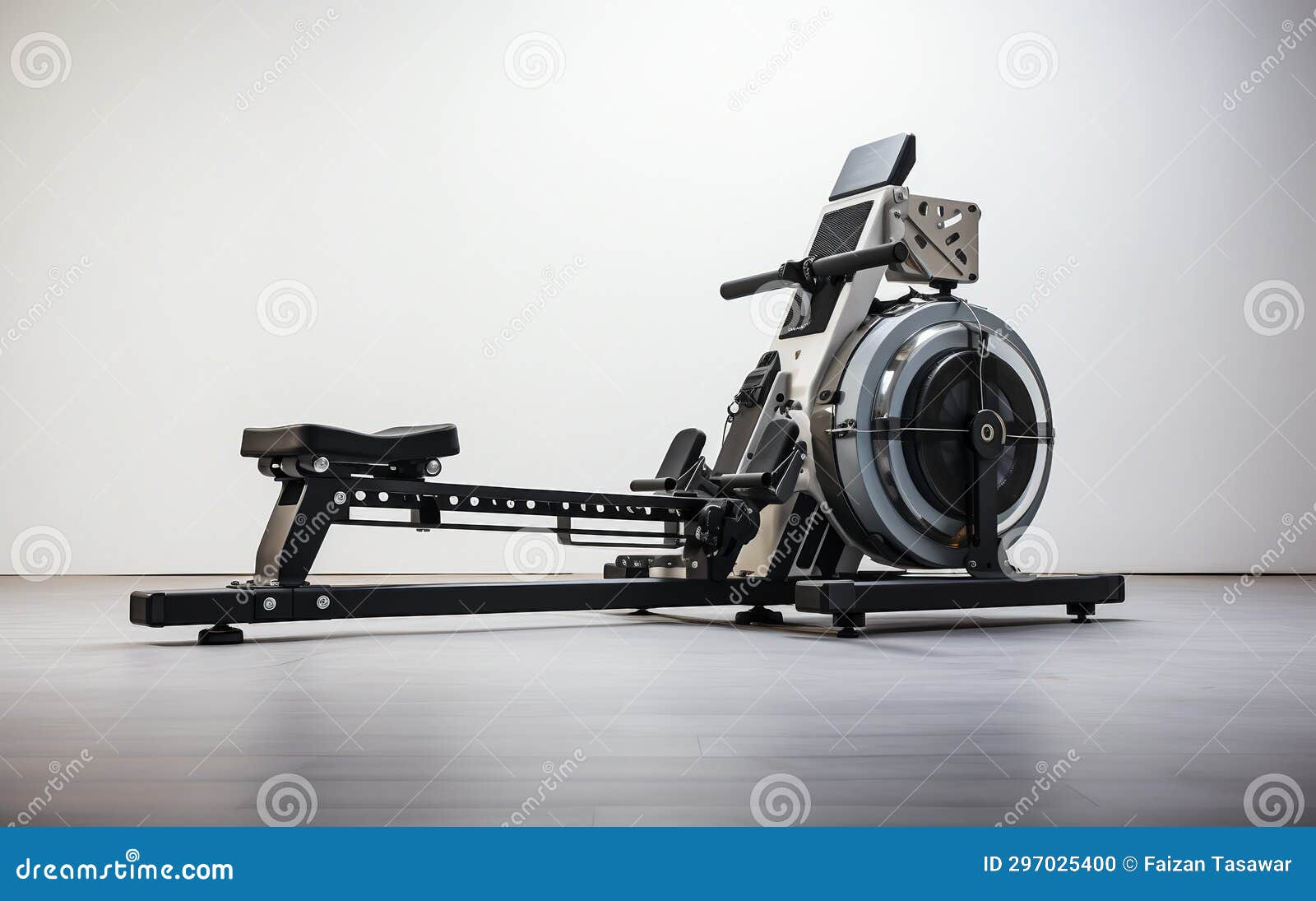 Seated Row Machine on Clear Background -Generative Ai Stock ...