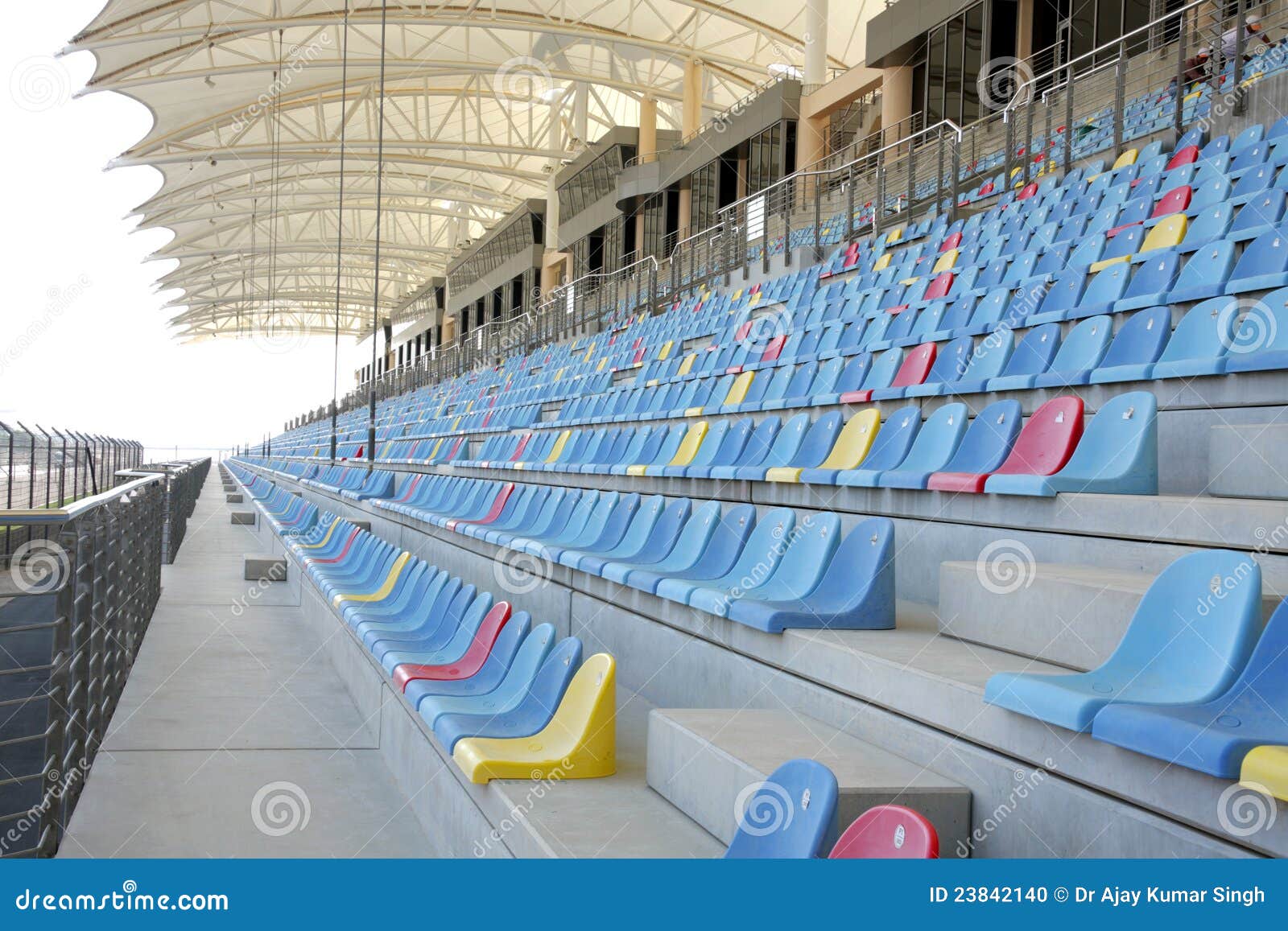 Seating Arrangment in Main Grandstand of BIC Stock Photo - Image of ...