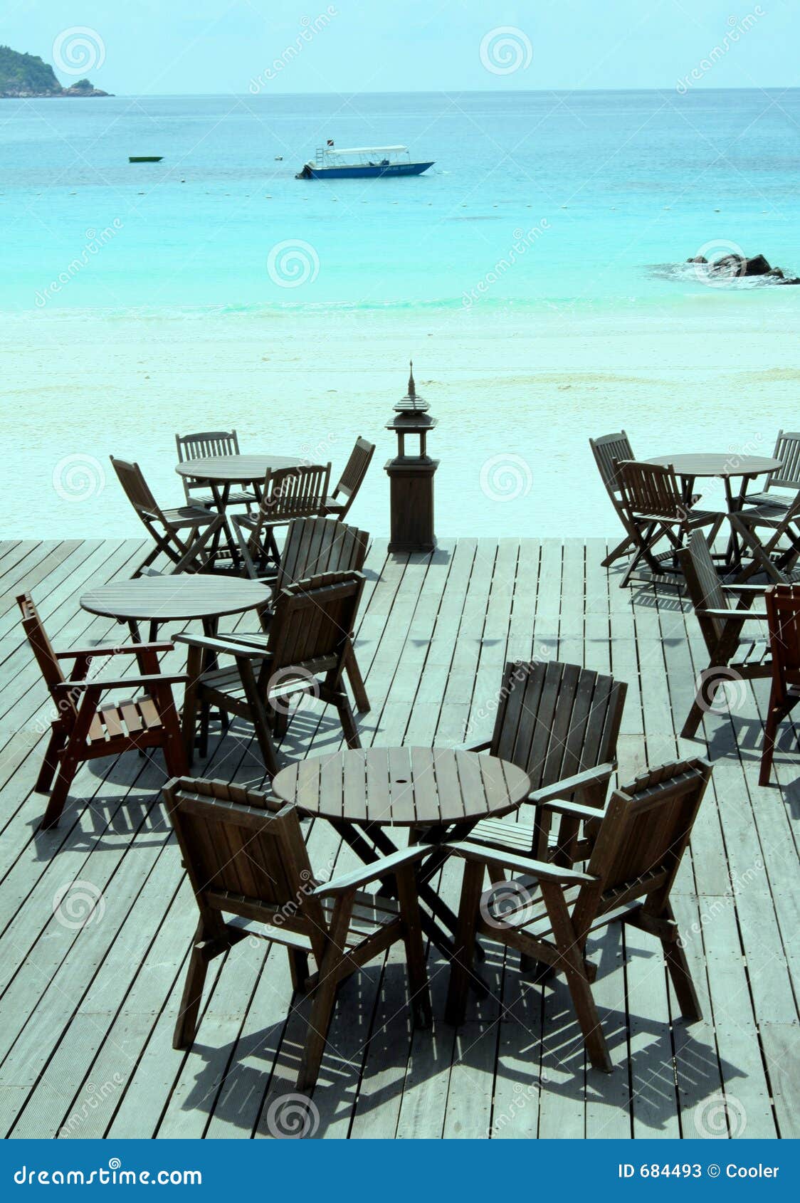 Seating by idyllic ocean stock image. Image of scenic, ship - 684493