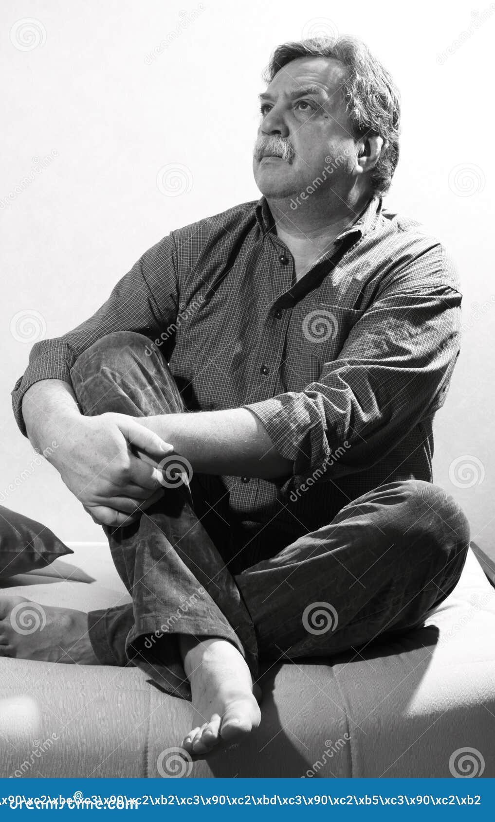 Seating man stock image. Image of black, model, camera - 28529983