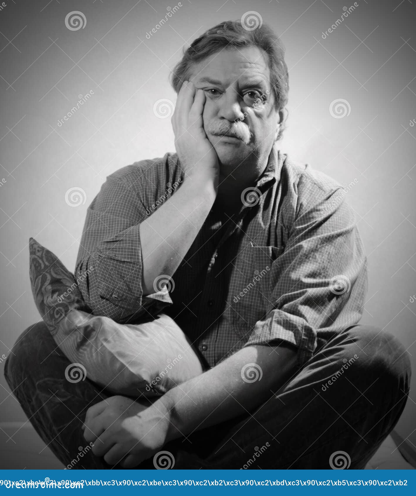 Seating man stock photo. Image of head, model, isolated - 28530046