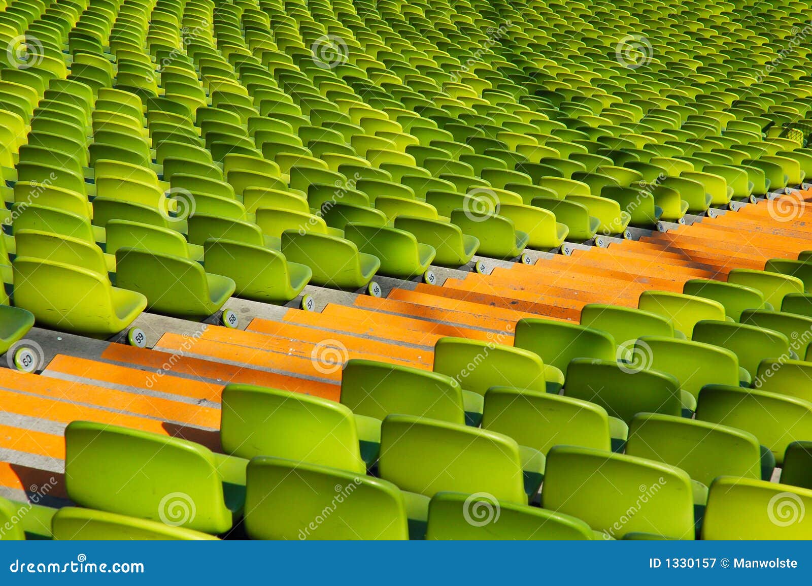 Seating Olympic Stadium Diagonal Stock Image - Image of athletic, game ...