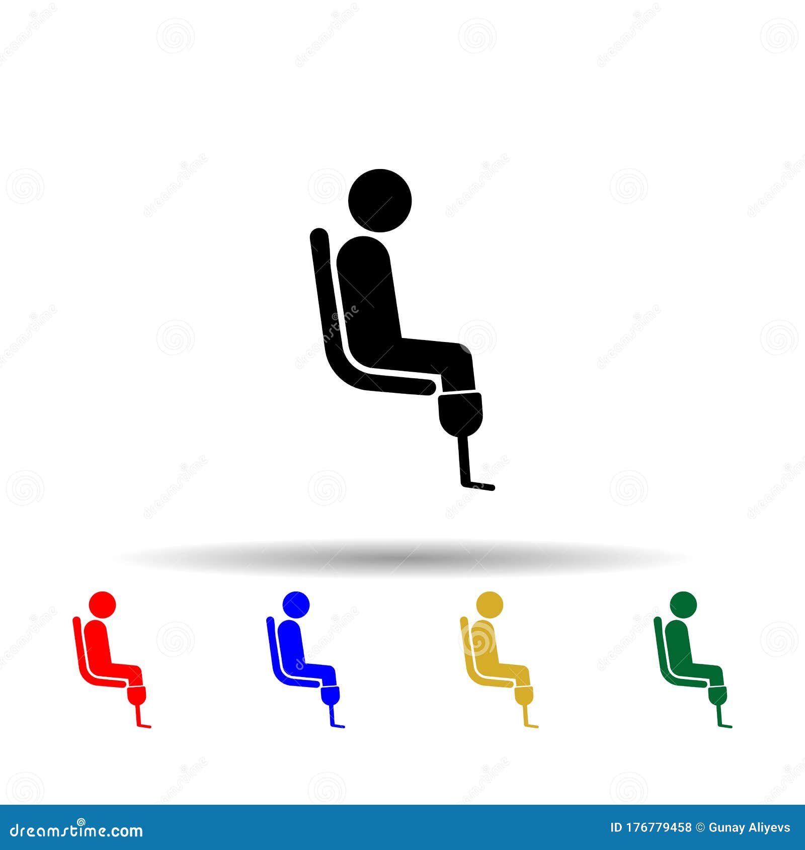 Seating Place For DisabledManual Types (Russian). Element Of Priority ...