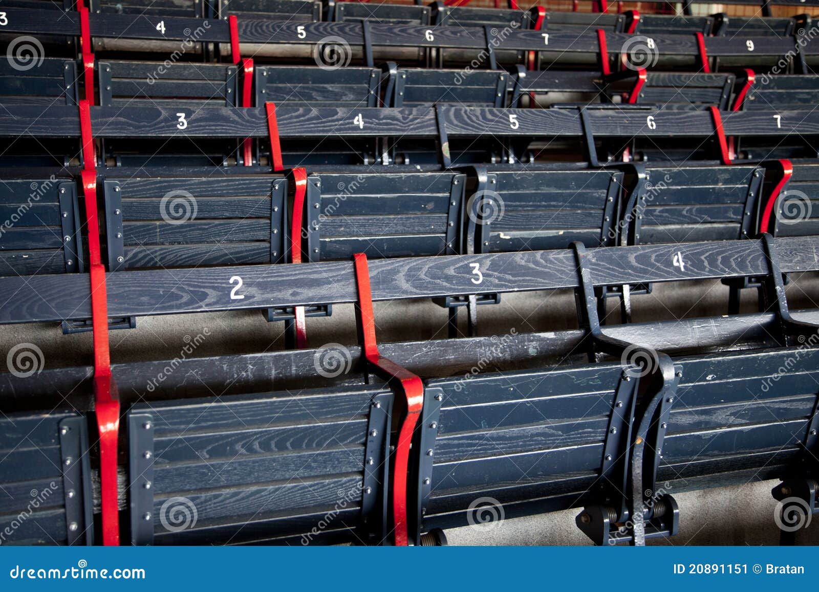 Seating rows stock image. Image of painted, stain, blue - 20891151