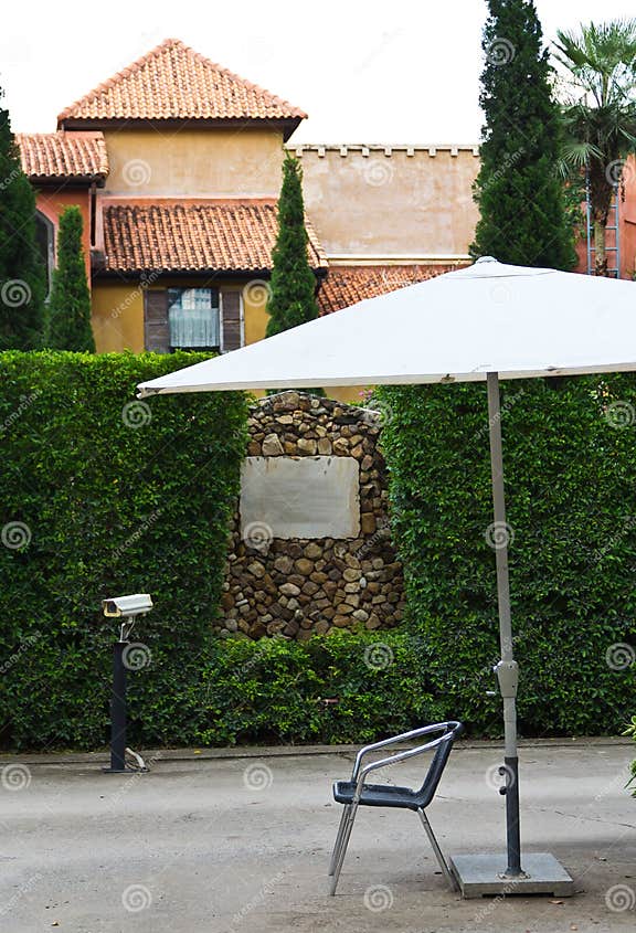 Seating security. stock photo. Image of chair, concrete - 34188848