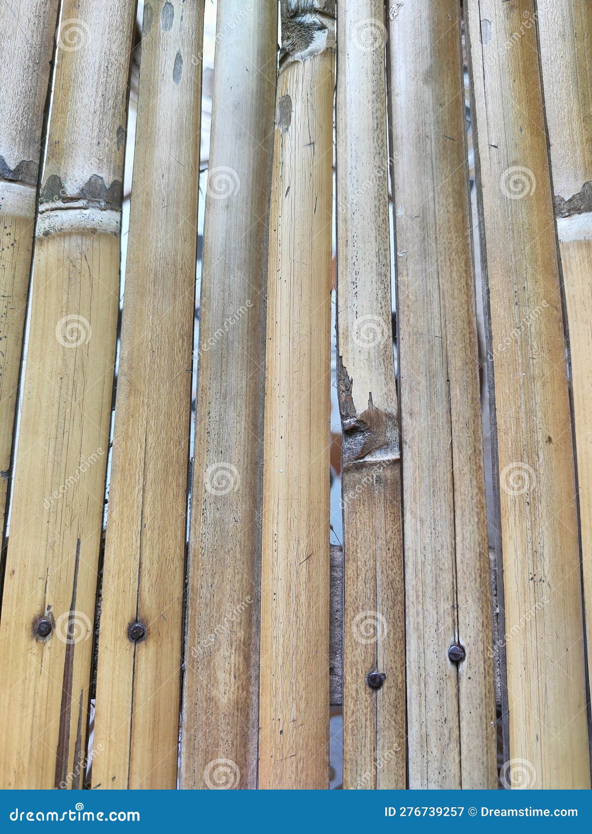 The Seating Surface is Made of Split Bamboo Stock Image - Image of ...