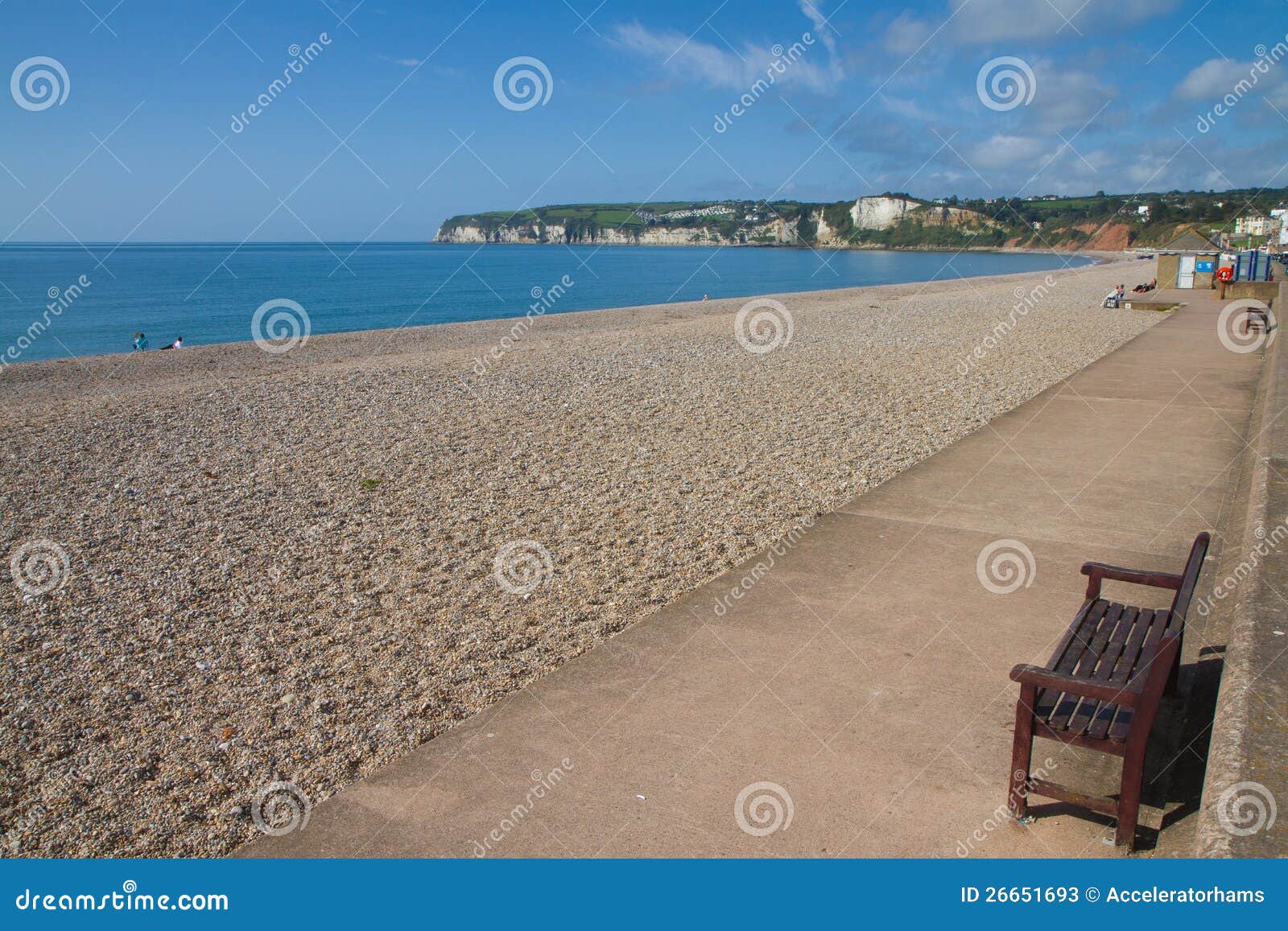 Seaton beach Devon England stock image. Image of heritage - 26651693