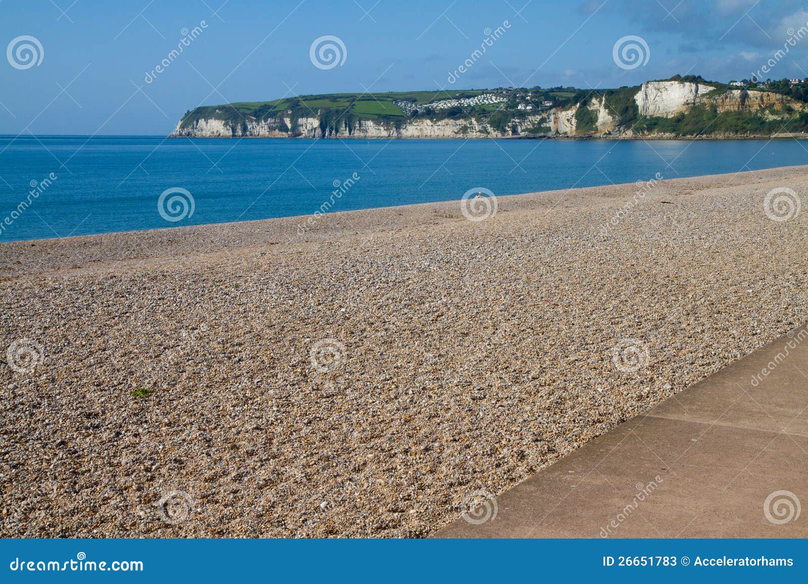 Seaton beach Devon England stock image. Image of bright - 26651783