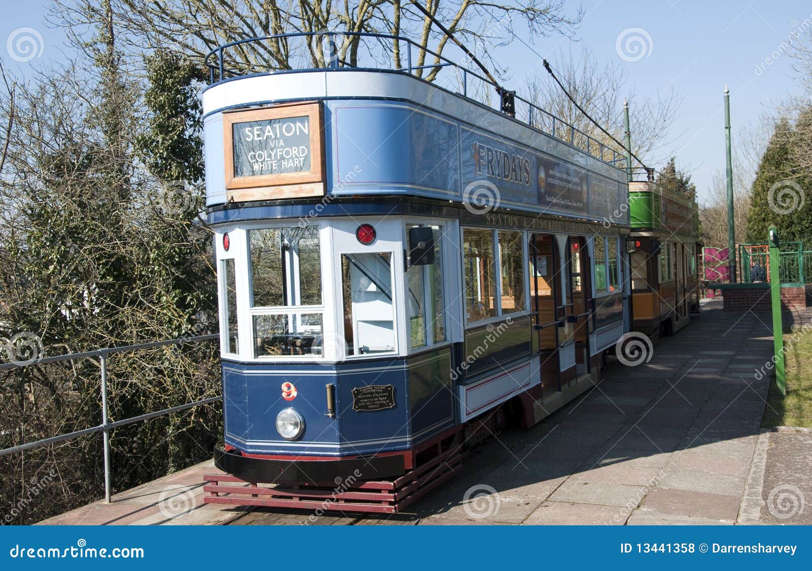 Seaton Tramway editorial stock photo. Image of trams - 13441358