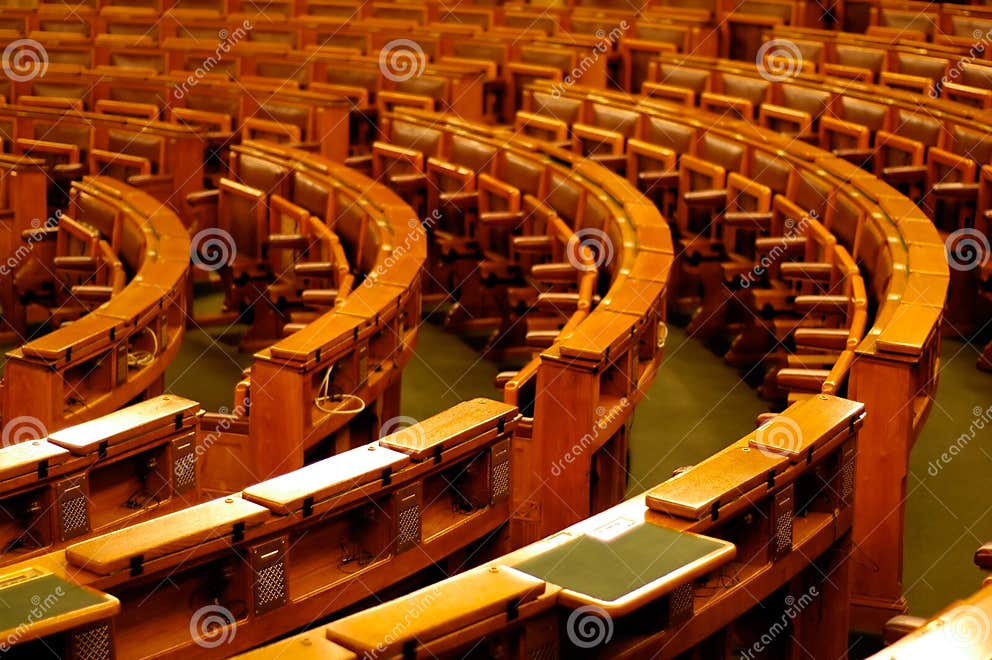Seats stock photo. Image of delegate, interior, vote, brown - 3666984