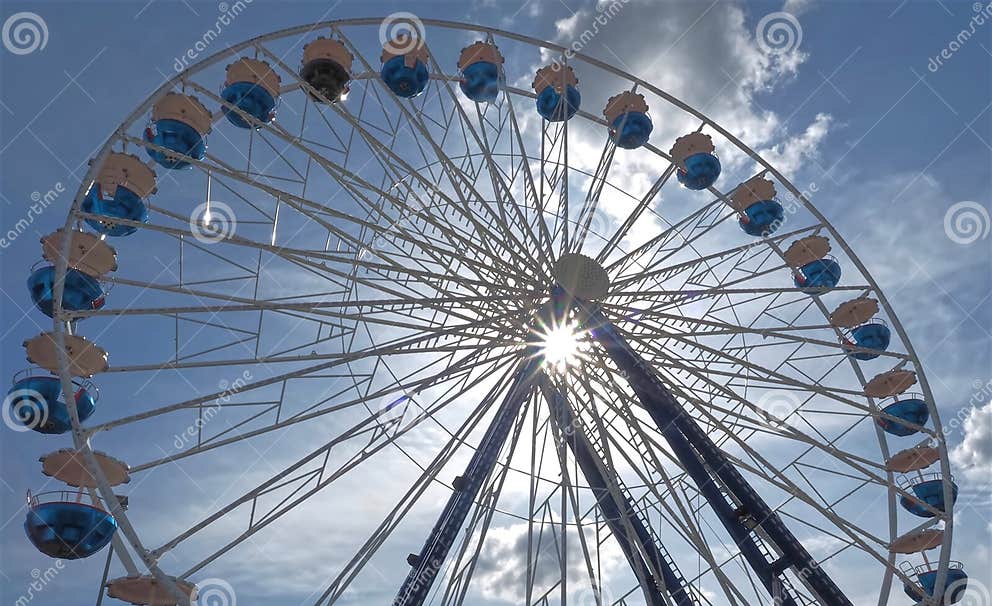 Seats of a Ferris Wheel on a Funfair Editorial Photography - Image of ...