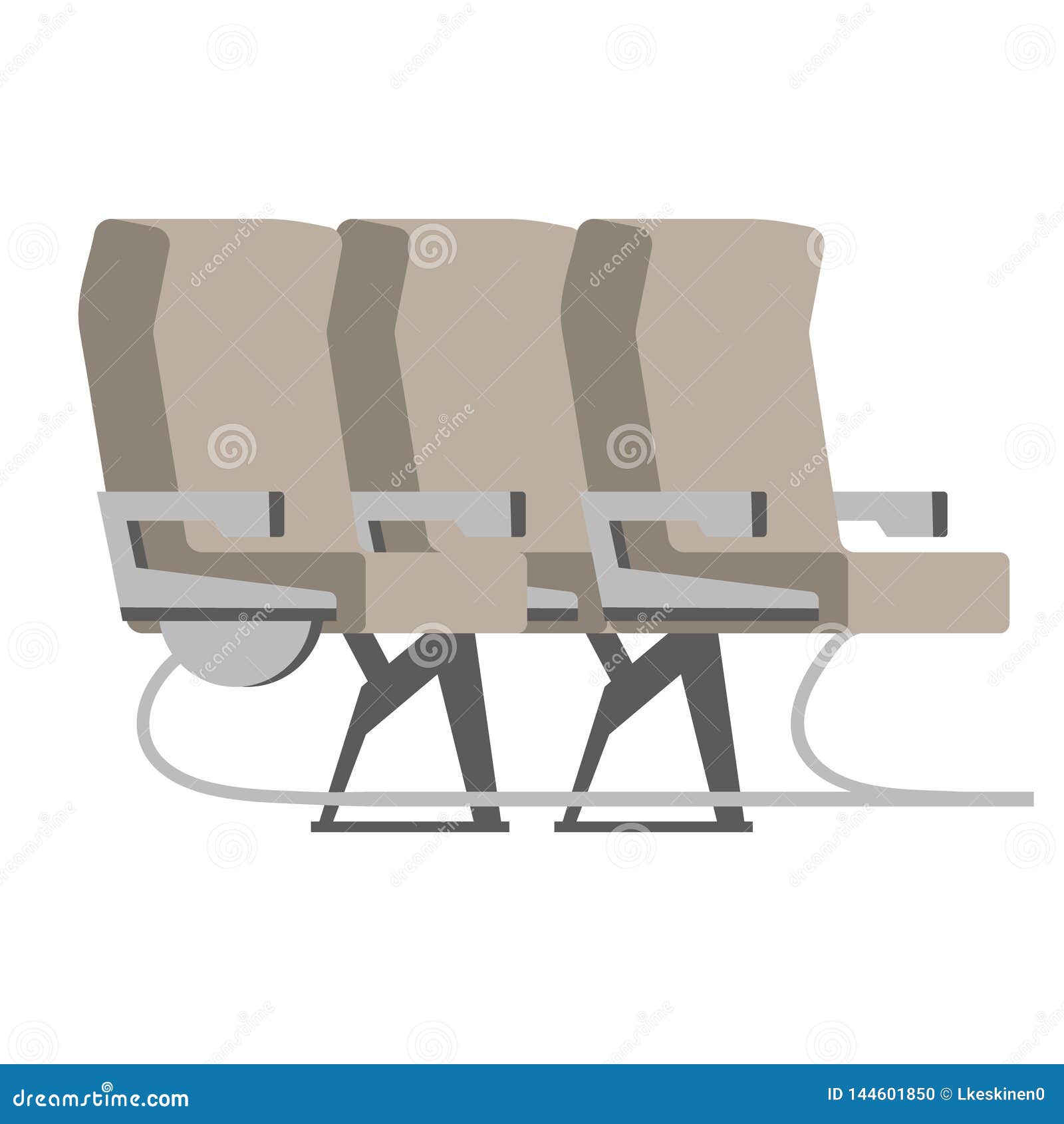 Seats flat illustration stock vector. Illustration of design - 144601850