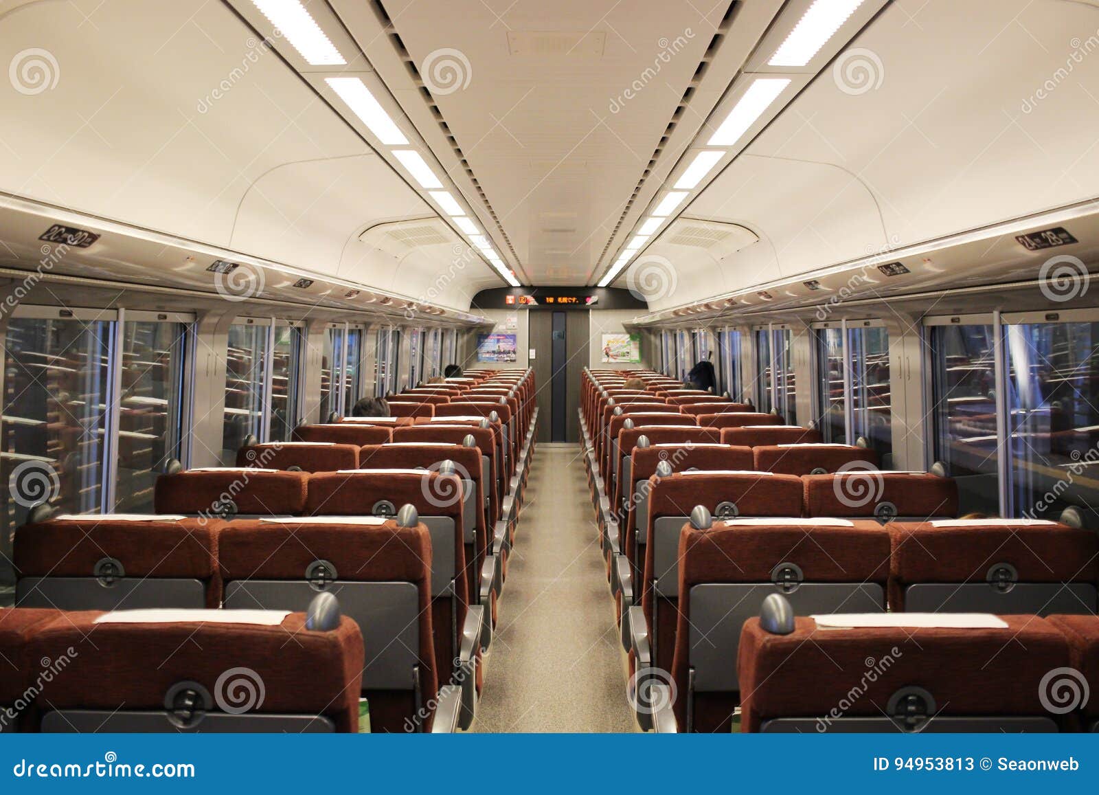 Seats of Limited Express Train at Japan Editorial Stock Photo - Image ...
