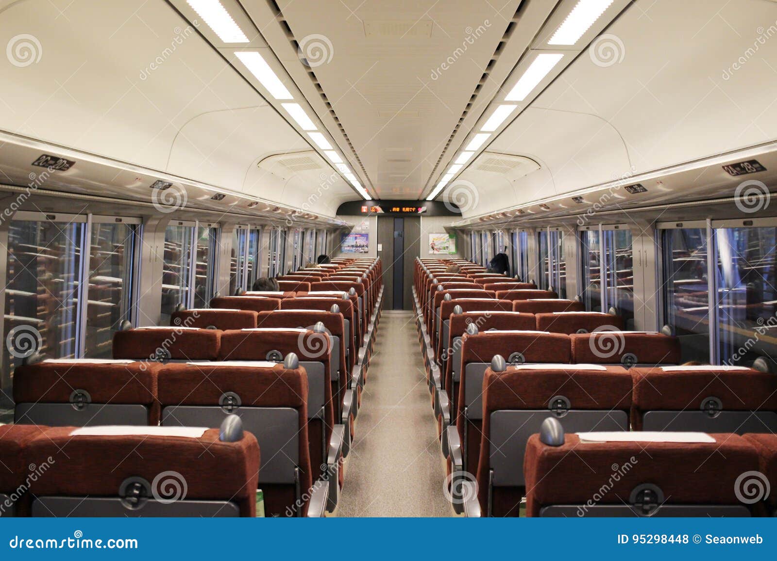 Seats of Limited Express Train at Japan Editorial Stock Photo - Image ...