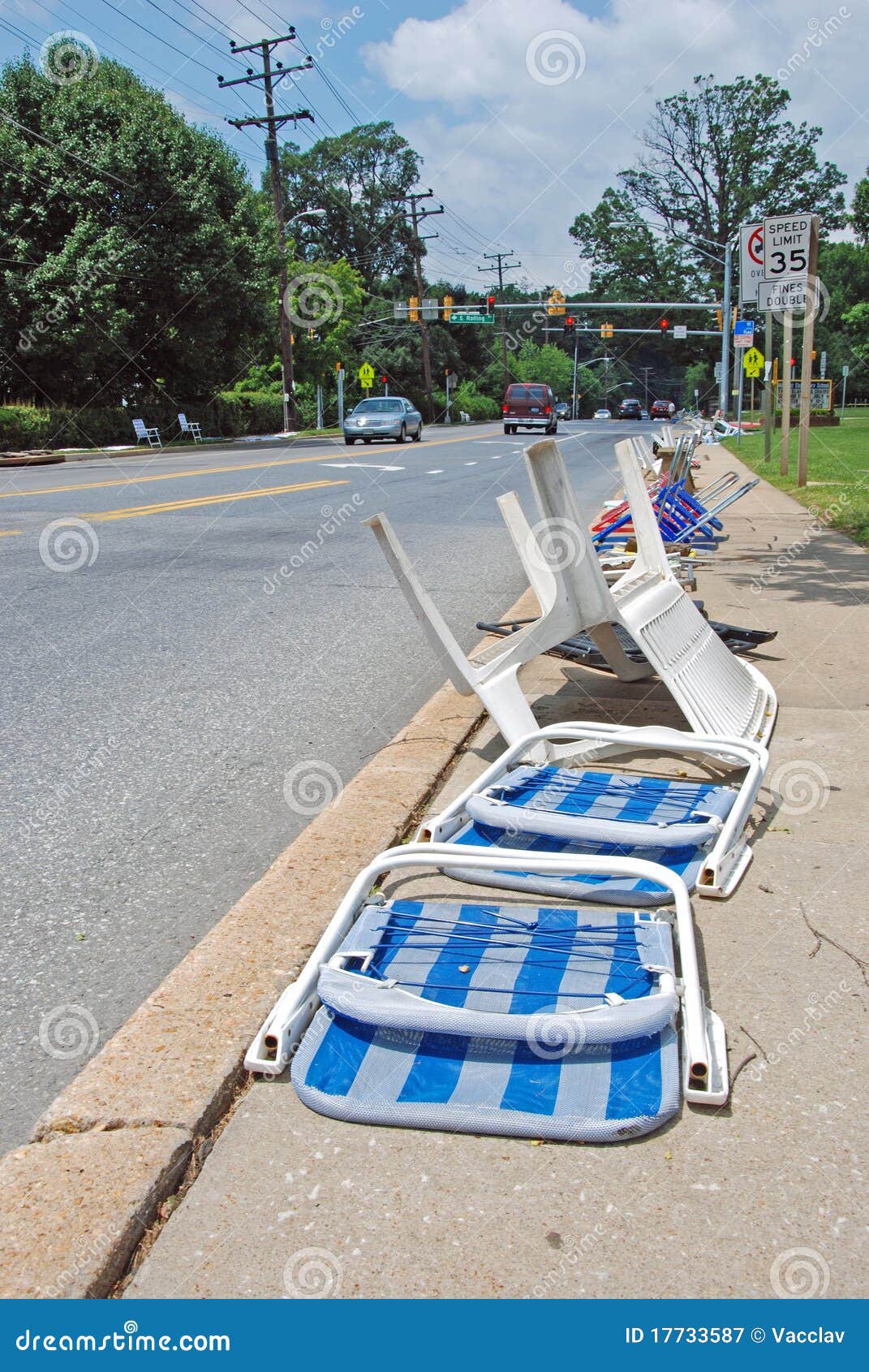 Seats Prepared for Independence Celebration Parade Stock Image - Image ...
