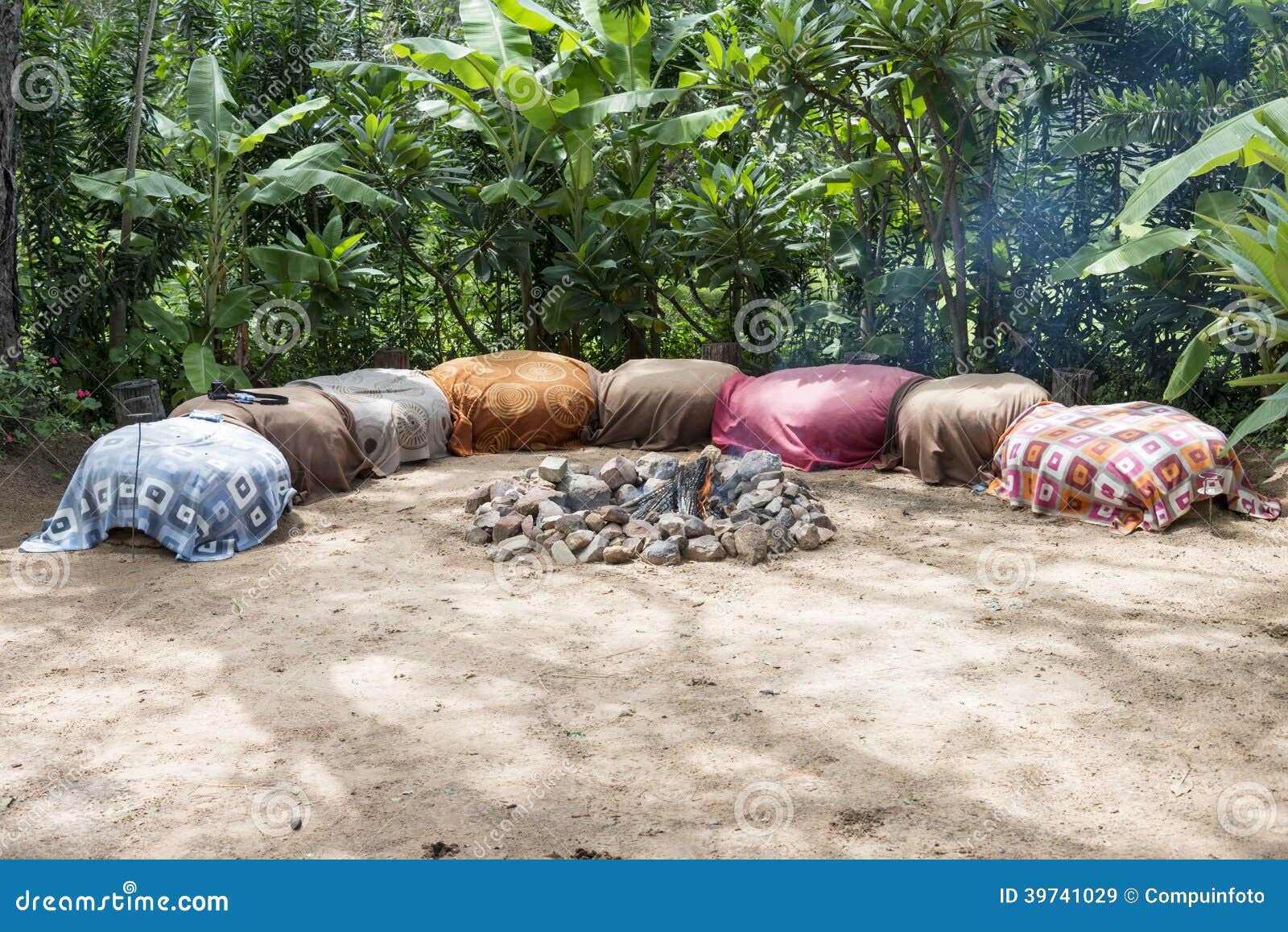 Seats Ready for the Campfire Stock Image - Image of bush, wooden: 39741029