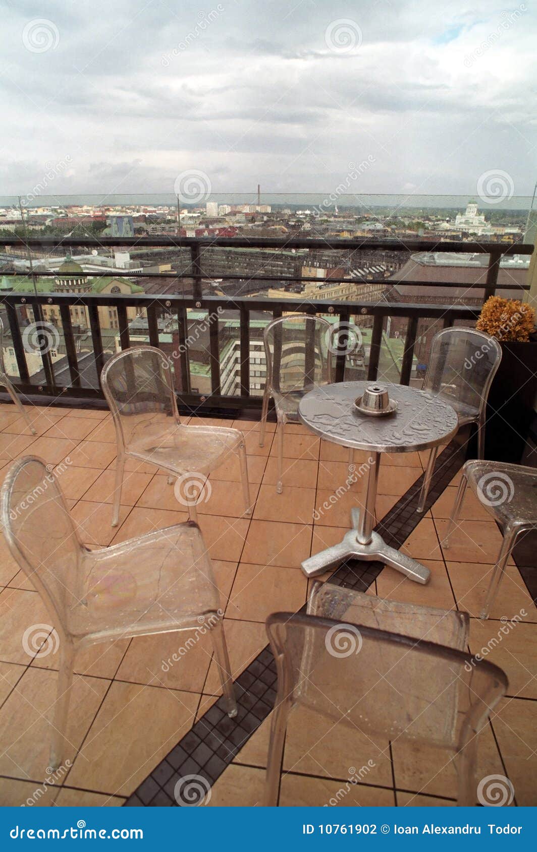 Seats and Round Table, Torni Terace Stock Photo - Image of turism ...