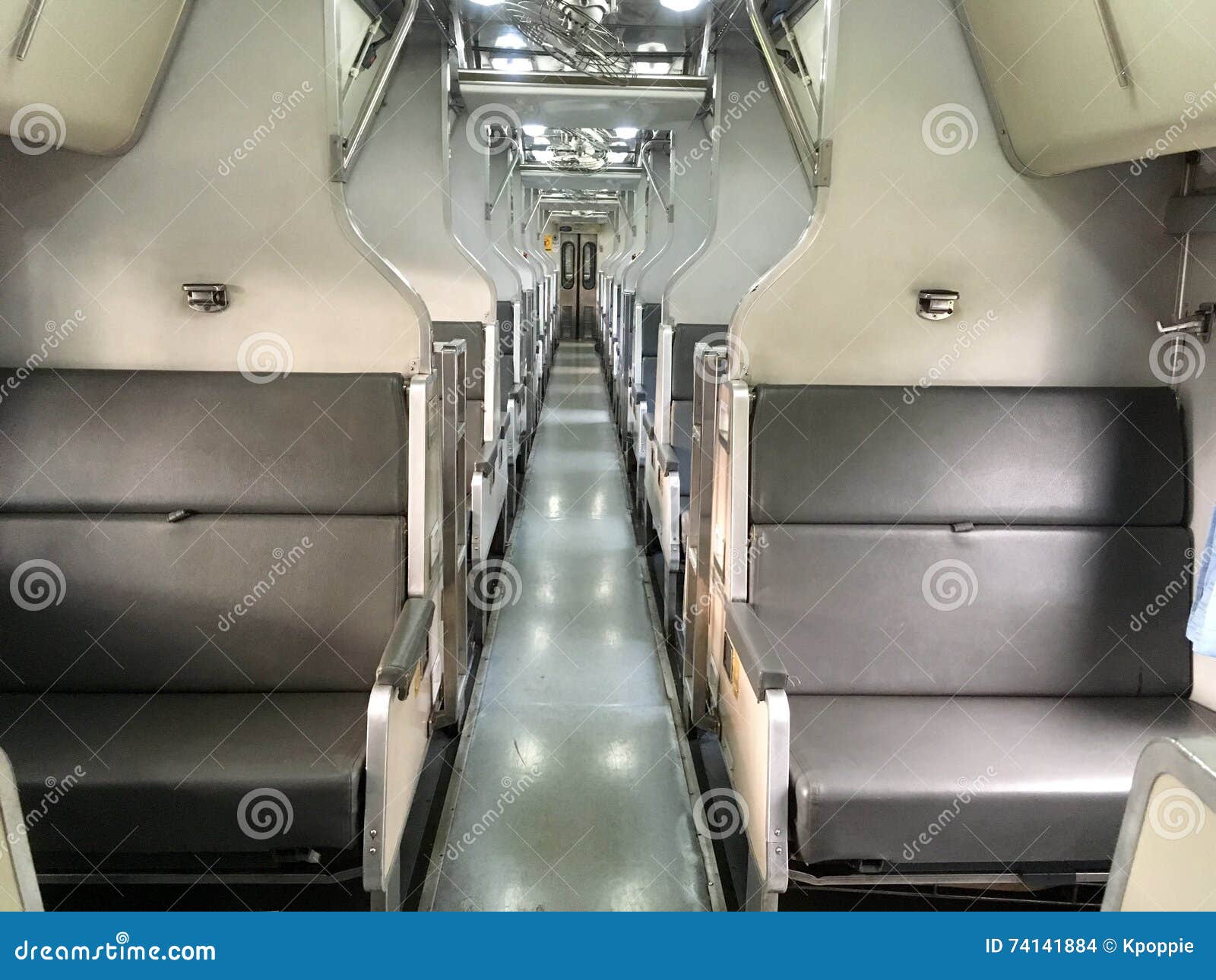 Seats in Second Class Train Stock Photo - Image of cabin, steel: 74141884